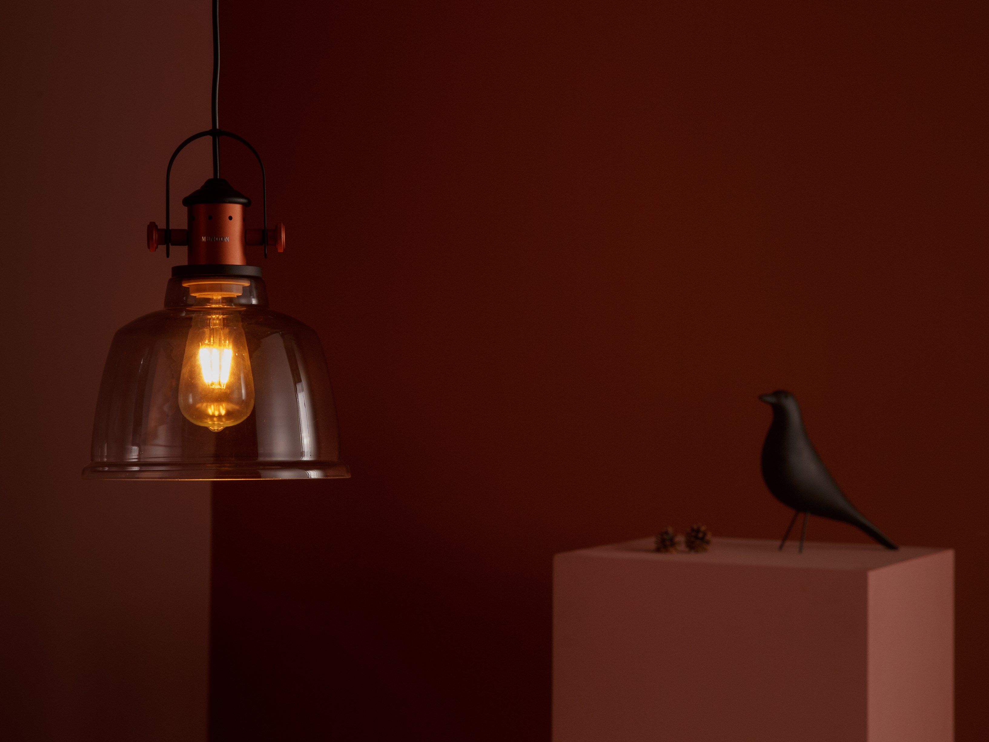 ETEL | Lampada a sospensione in vetro By MUMOON design Philip Ding