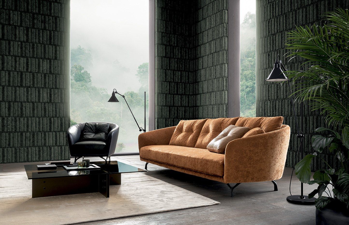 ETHOS | Sectional sofa By VALENTINI