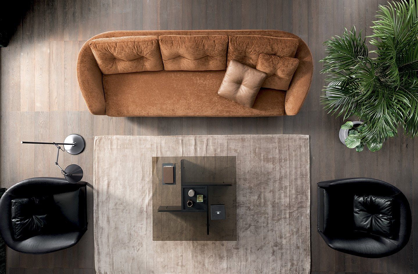 ETHOS 3 seater sectional sofa By VALENTINI