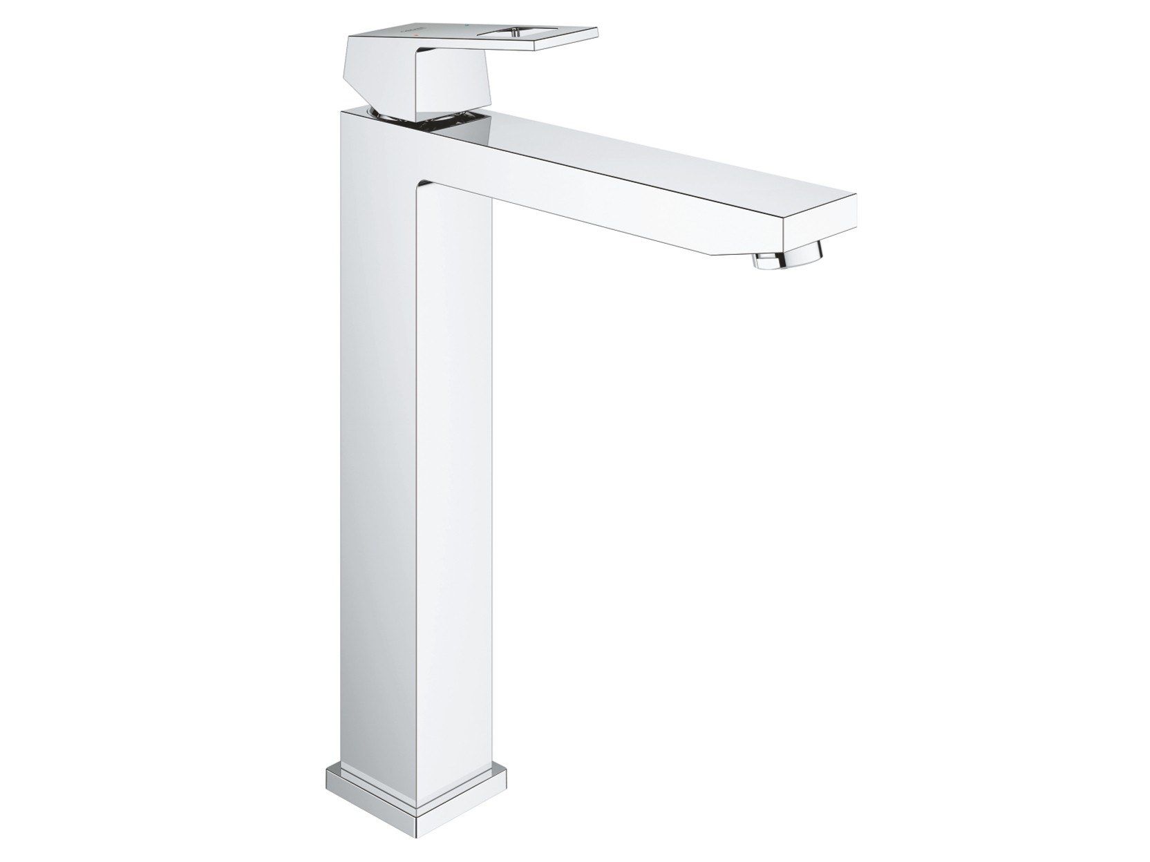 EUROCUBE SIZE XL Countertop washbasin mixer with temperature limiter By ...