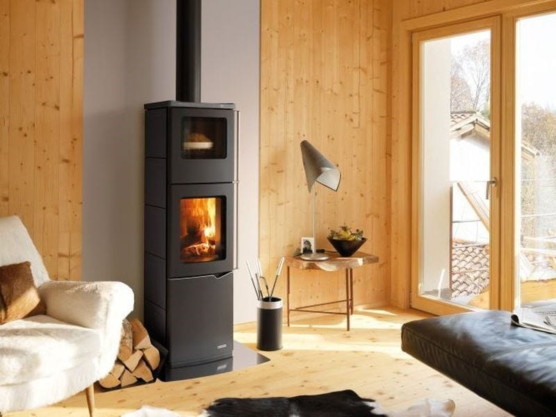 EVA S Wood-burning stove with Oven Class A By PALAZZETTI
