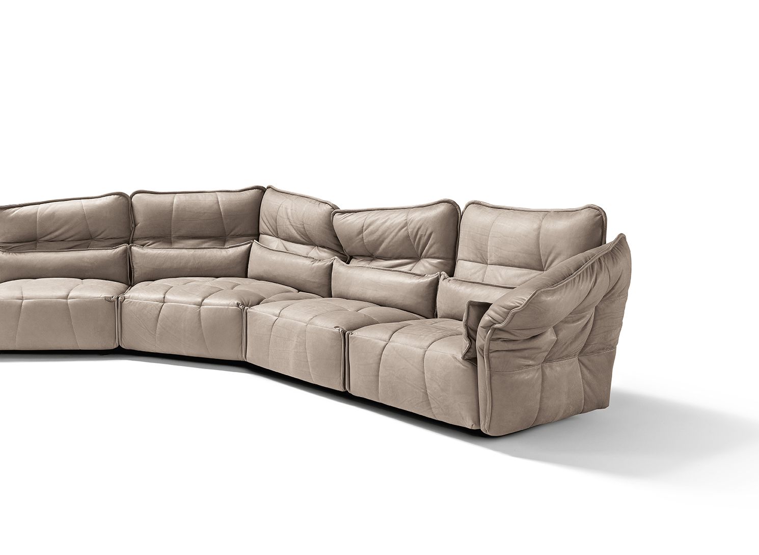 Sectional velvet sofa EVER By Max Divani