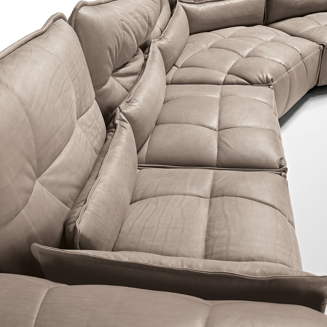 Sectional velvet sofa EVER By Max Divani