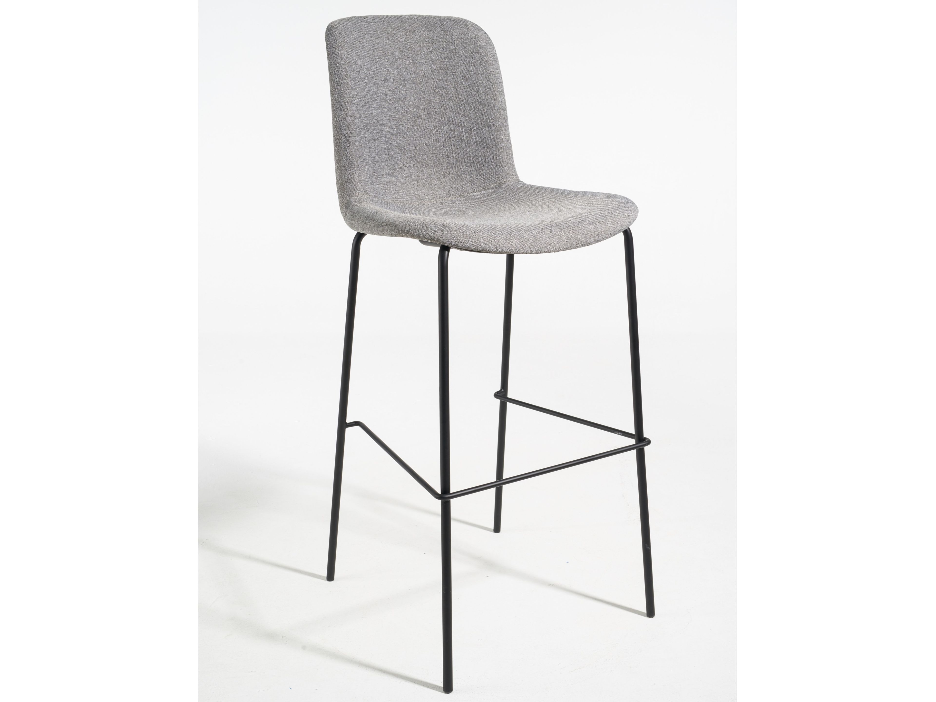 EVERY | Fabric stool High fabric stool with back By grado design ...