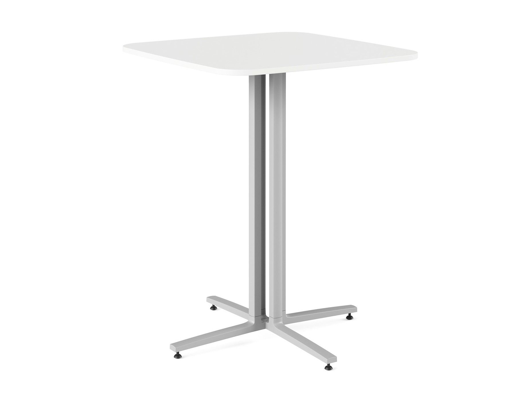 EVERYWHERE Square high table with 4-star base By Herman Miller | design ...