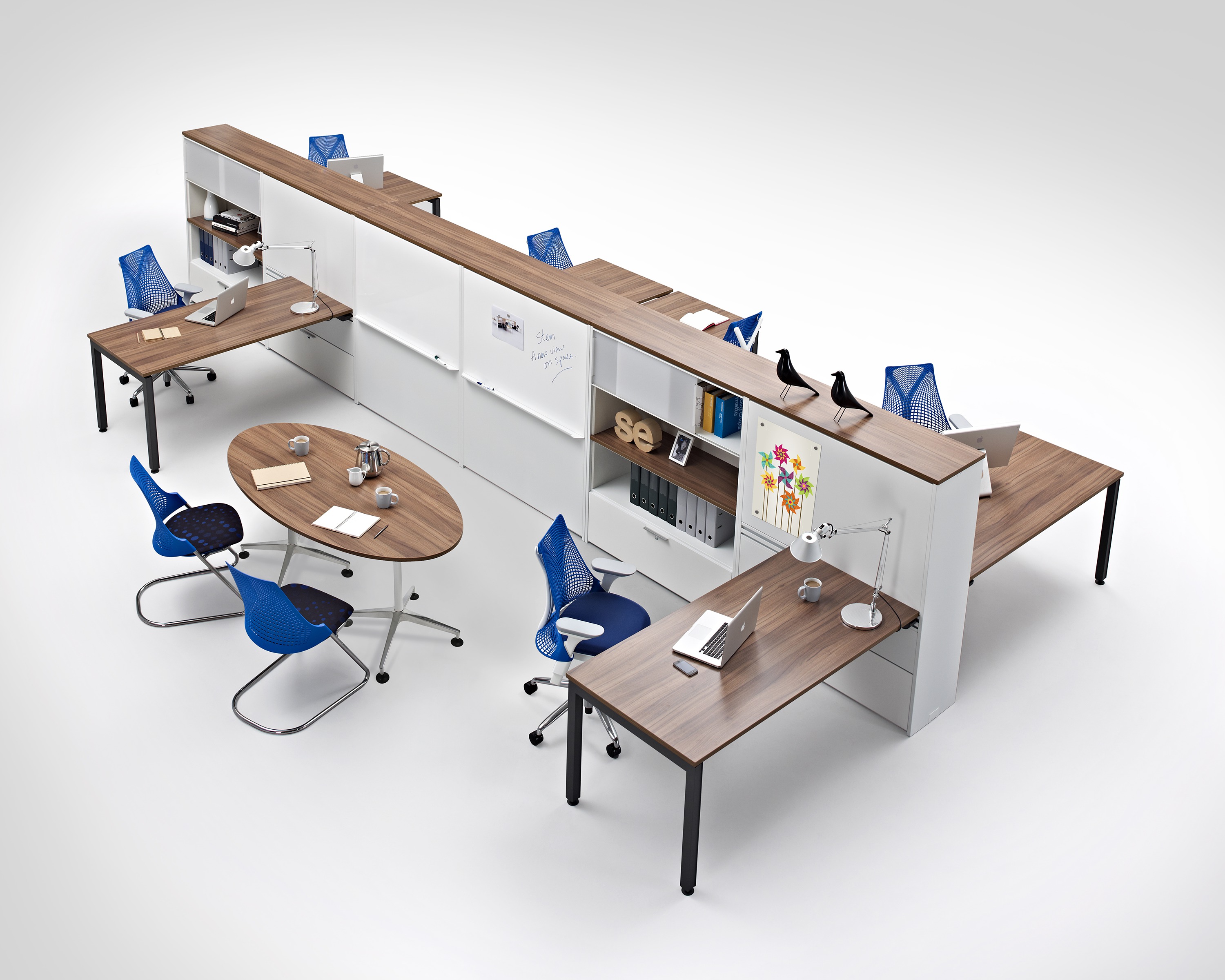 EVERYWHERE Sectional workstation desk By Herman Miller | design Dan ...
