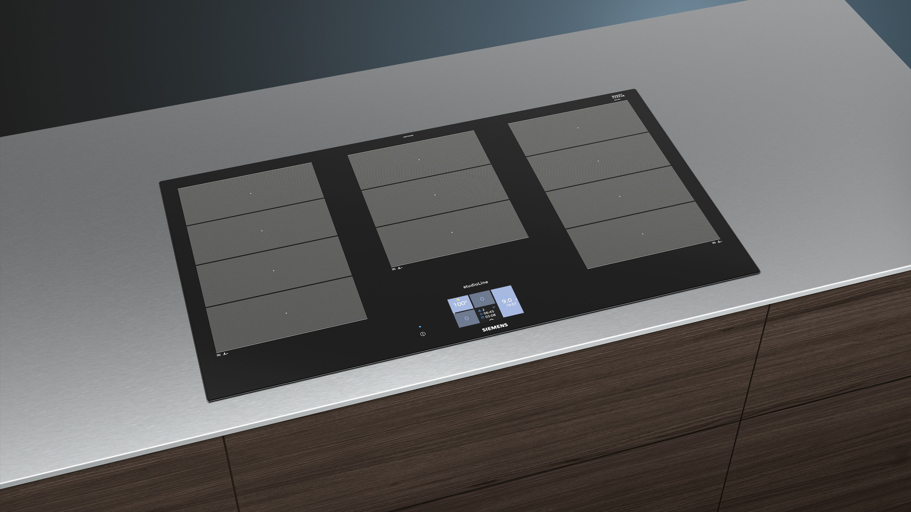 EX977KXX5E Induction flush-mount glass ceramic hob By Siemens