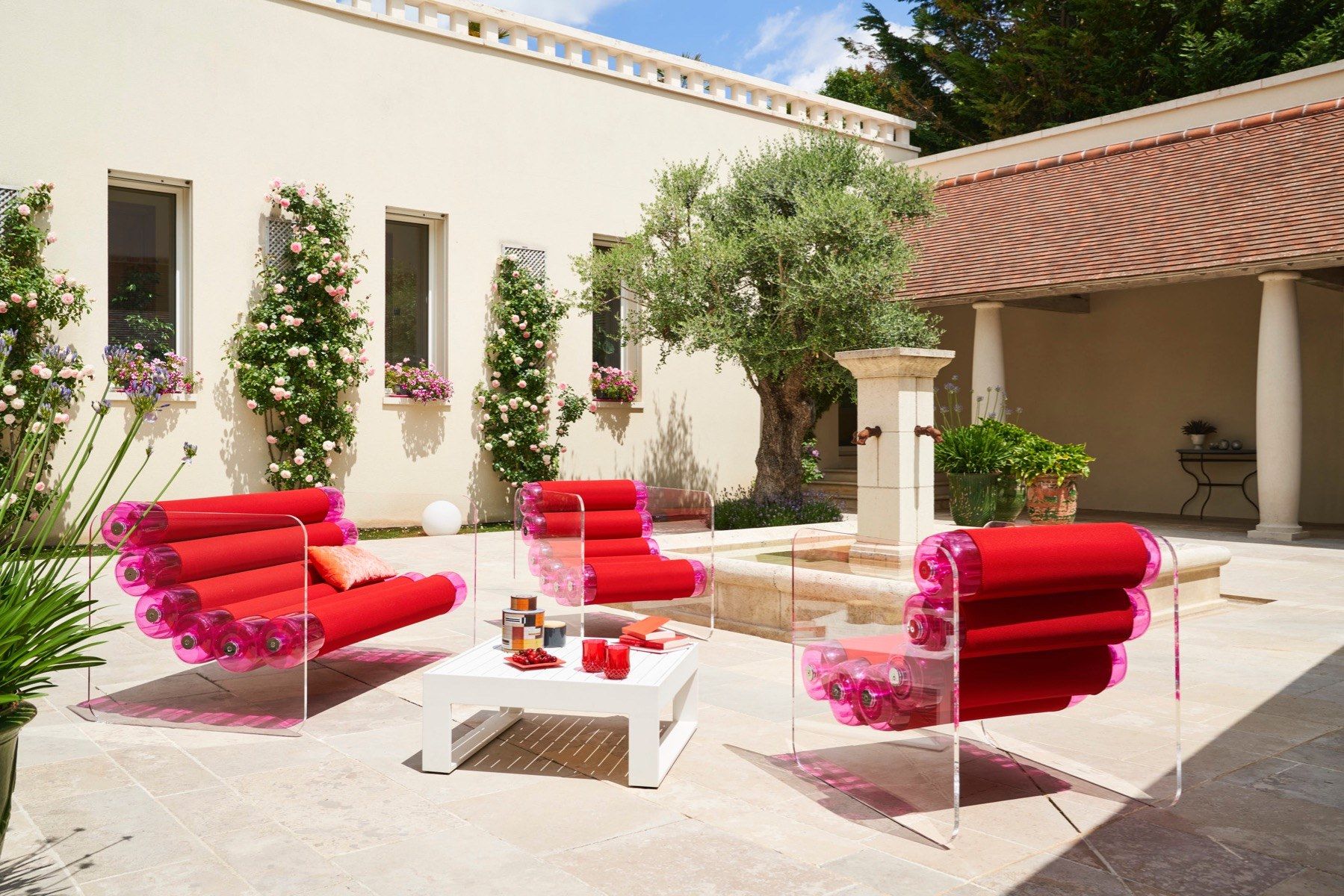 EXCLUSIVE MW 02 PMMA - PINK | Poltrona By Mojow design Olivier SantinI