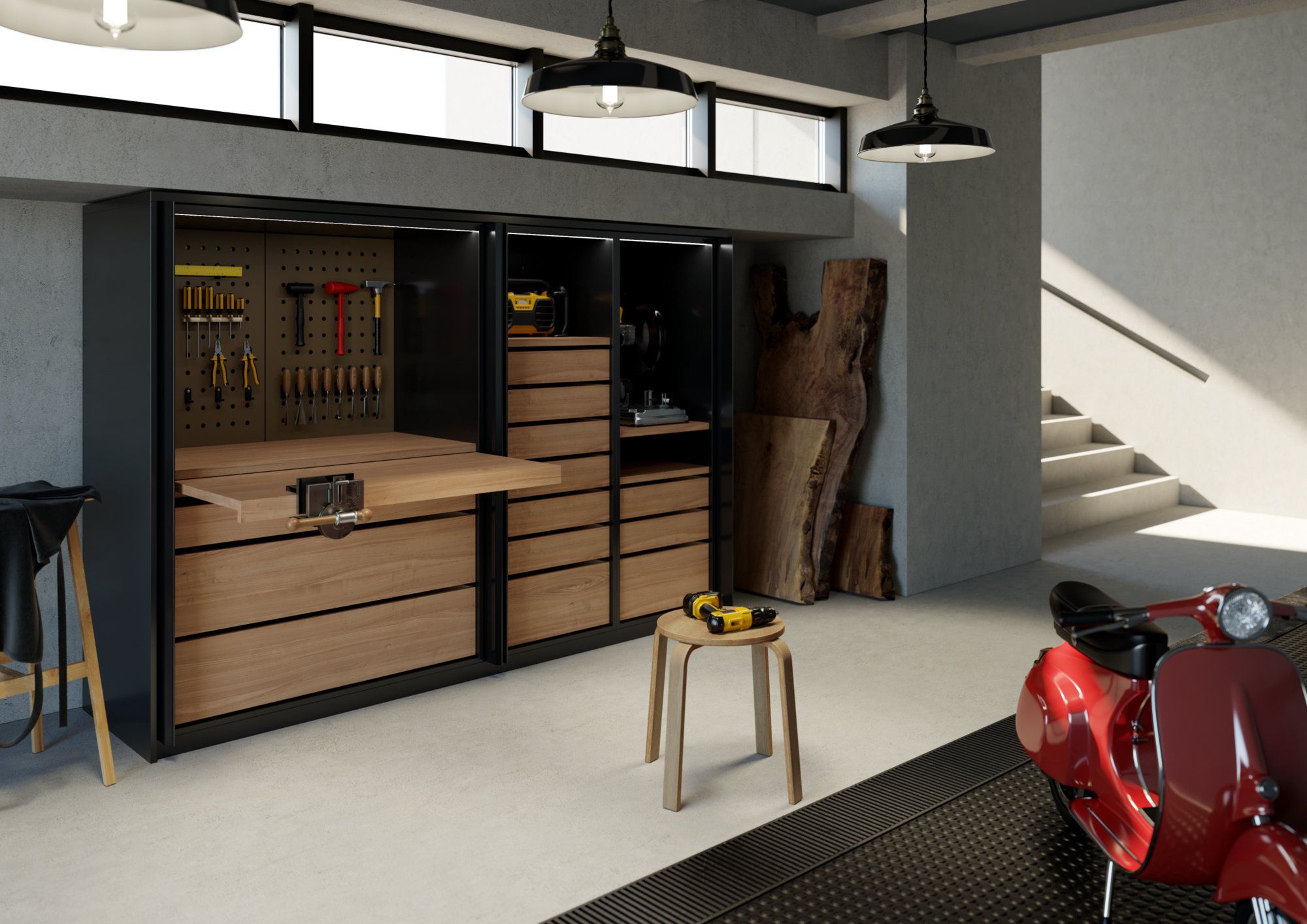 Système pour portes escamotables EXEDRA By SALICE