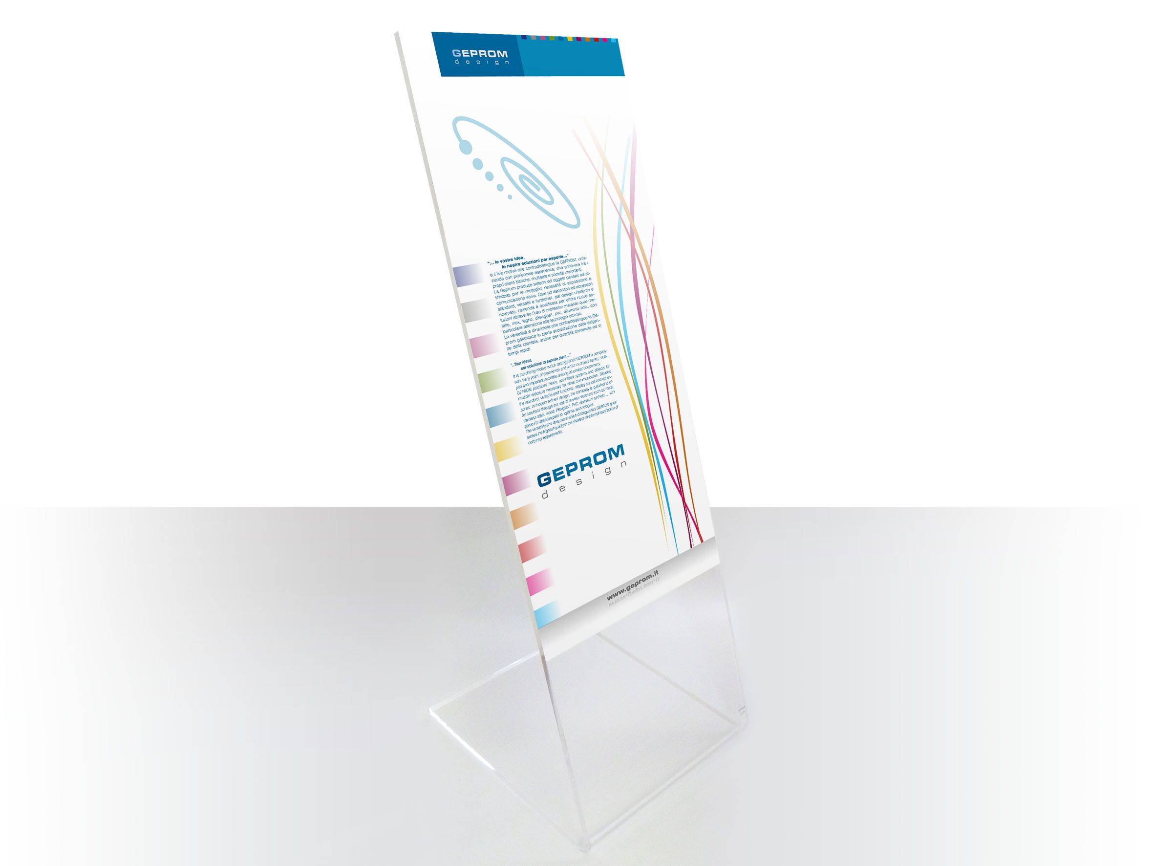 One-sided display stand EXPO-PLEX By GEPROM design