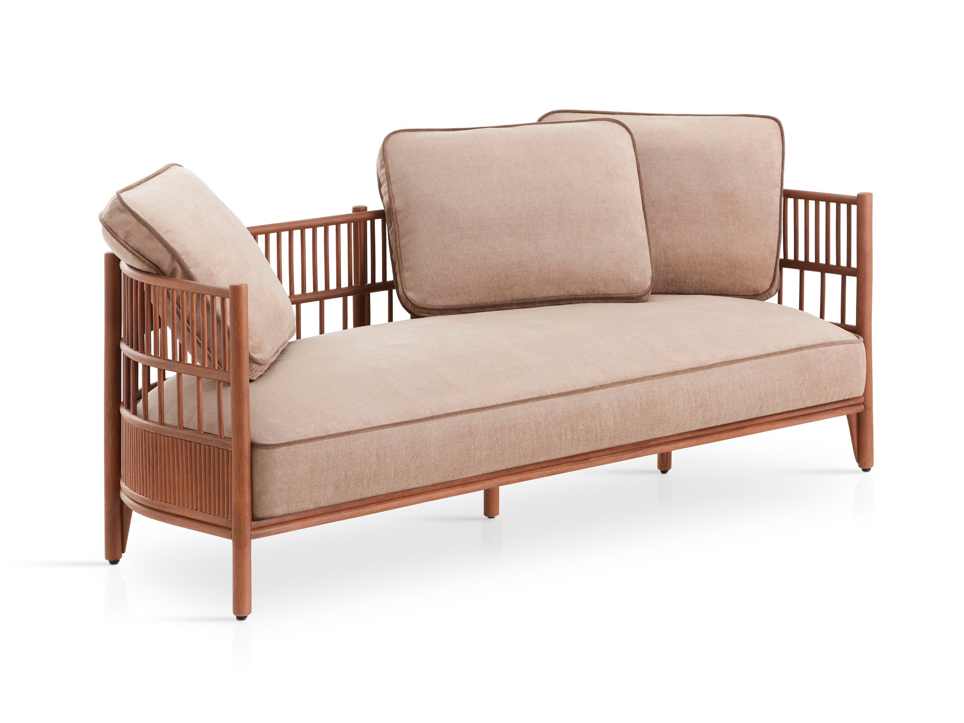 CADENZA Rattan small sofa By EXPORMIM