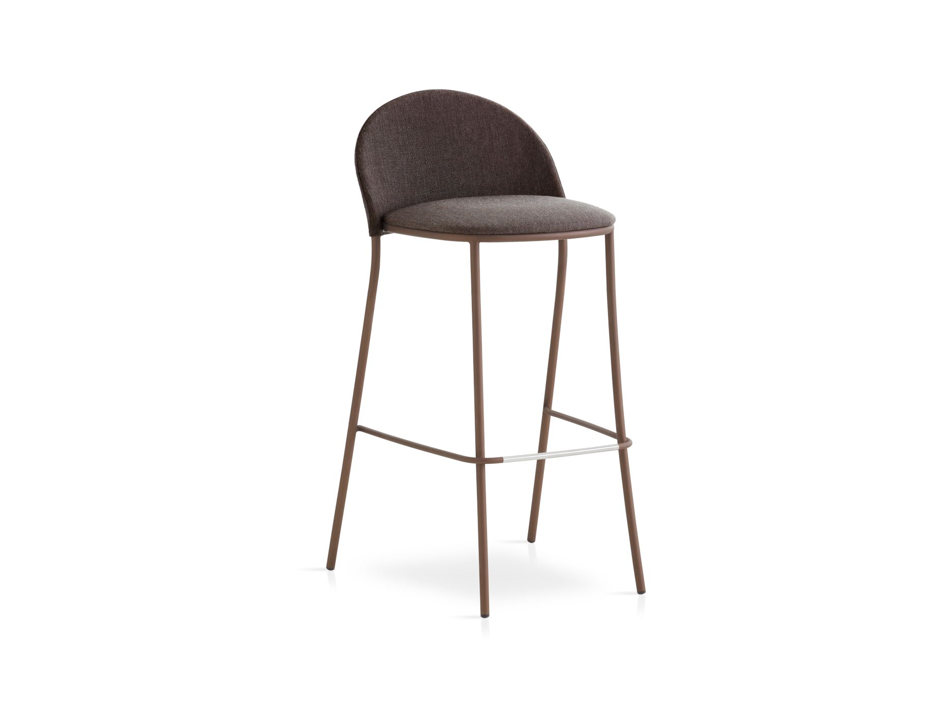 PETALE High fabric garden stool with back By EXPORMIM | design MUT ...
