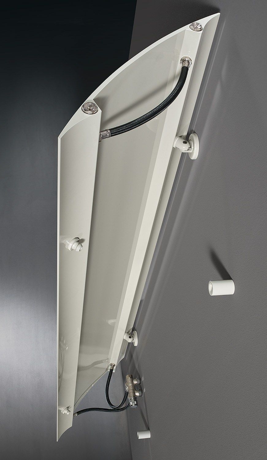 Wall-mounted extruded aluminium radiator EXTRÓ S Extró Collection By RIDEA