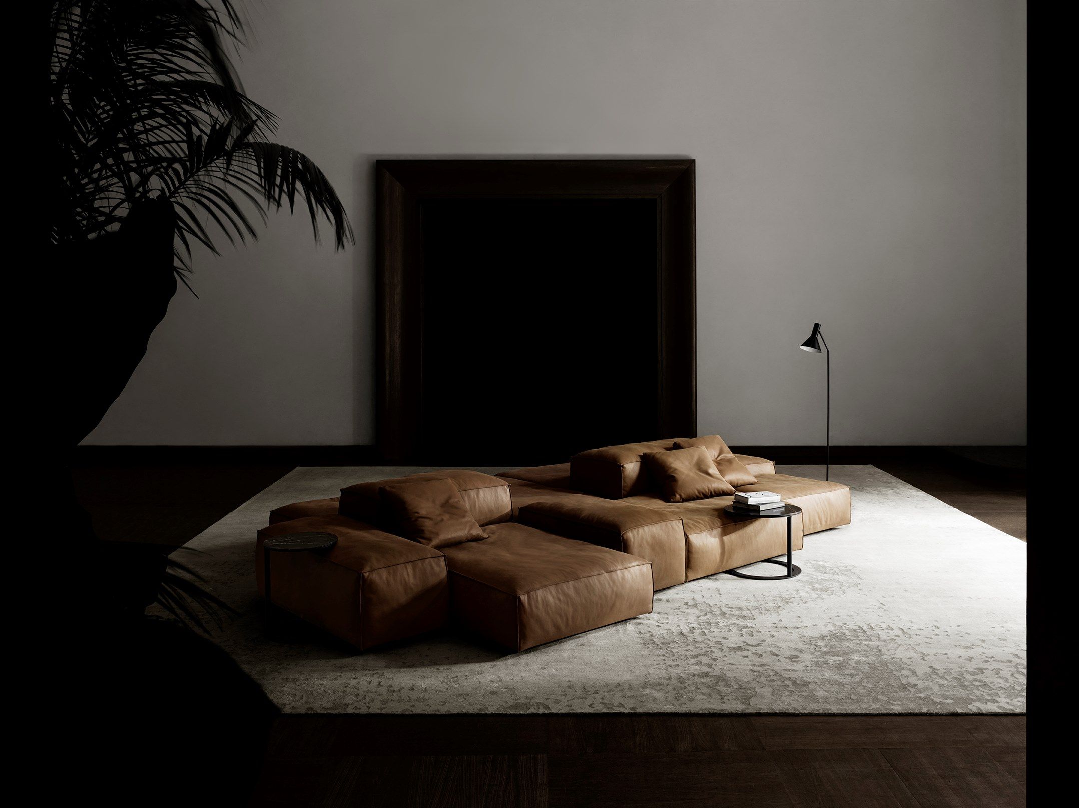 EXTRASOFT Modular sofa By Living Divani | design Piero Lissoni