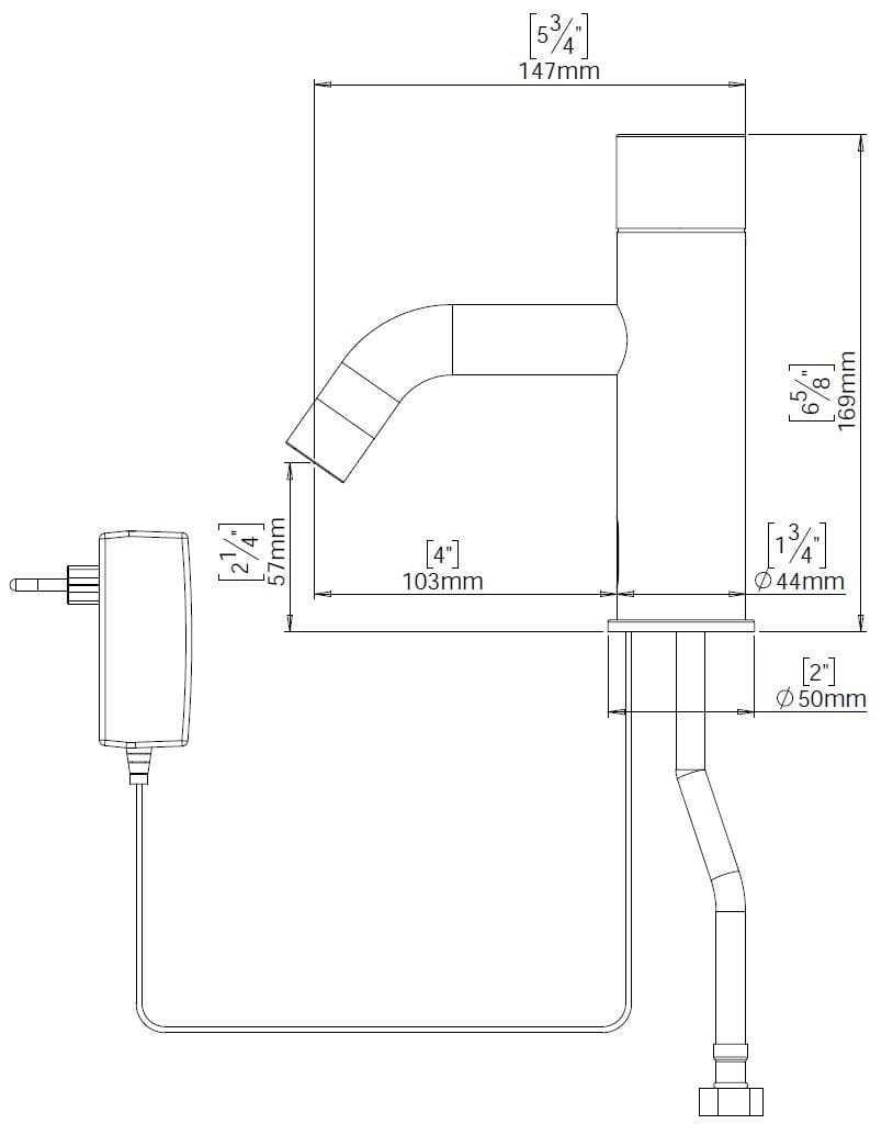 EXTREME BRE Infrared Electronic tap for public WC By Stern