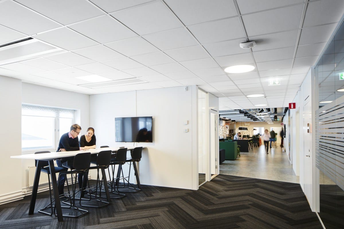 Ecophon FOCUS™ Acoustic glass wool ceiling panels By Saint-Gobain ECOPHON