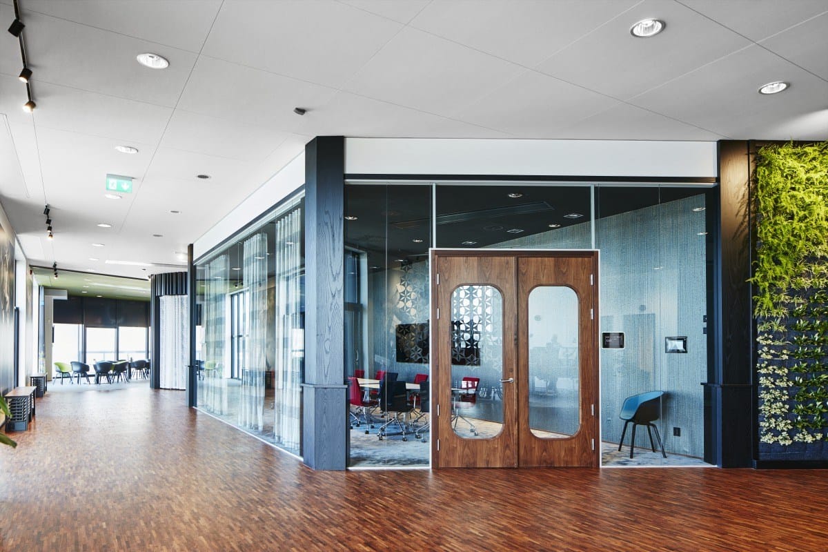 Pannelli per controsoffitto acustico in lana di vetro Ecophon Focus™ Ds ...