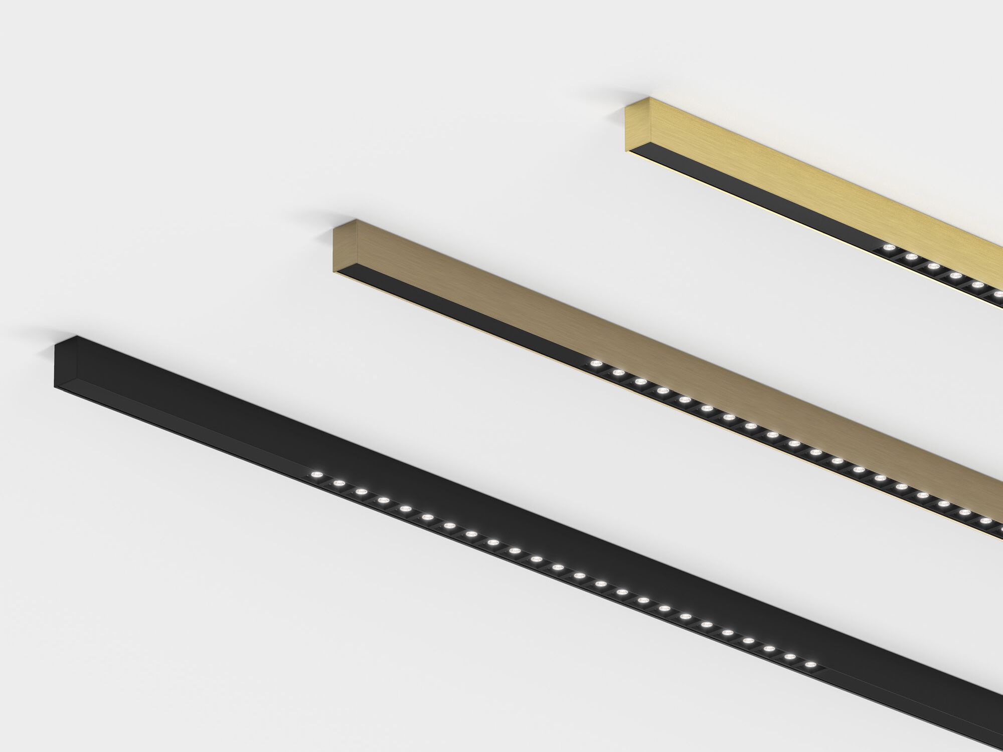 °LEDLINE 25 SPOT Ceiling mounted aluminium linear lighting profile By ...