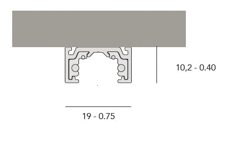 °LINE M TRACK Anodized aluminium track-Light By Eden Design | design ...