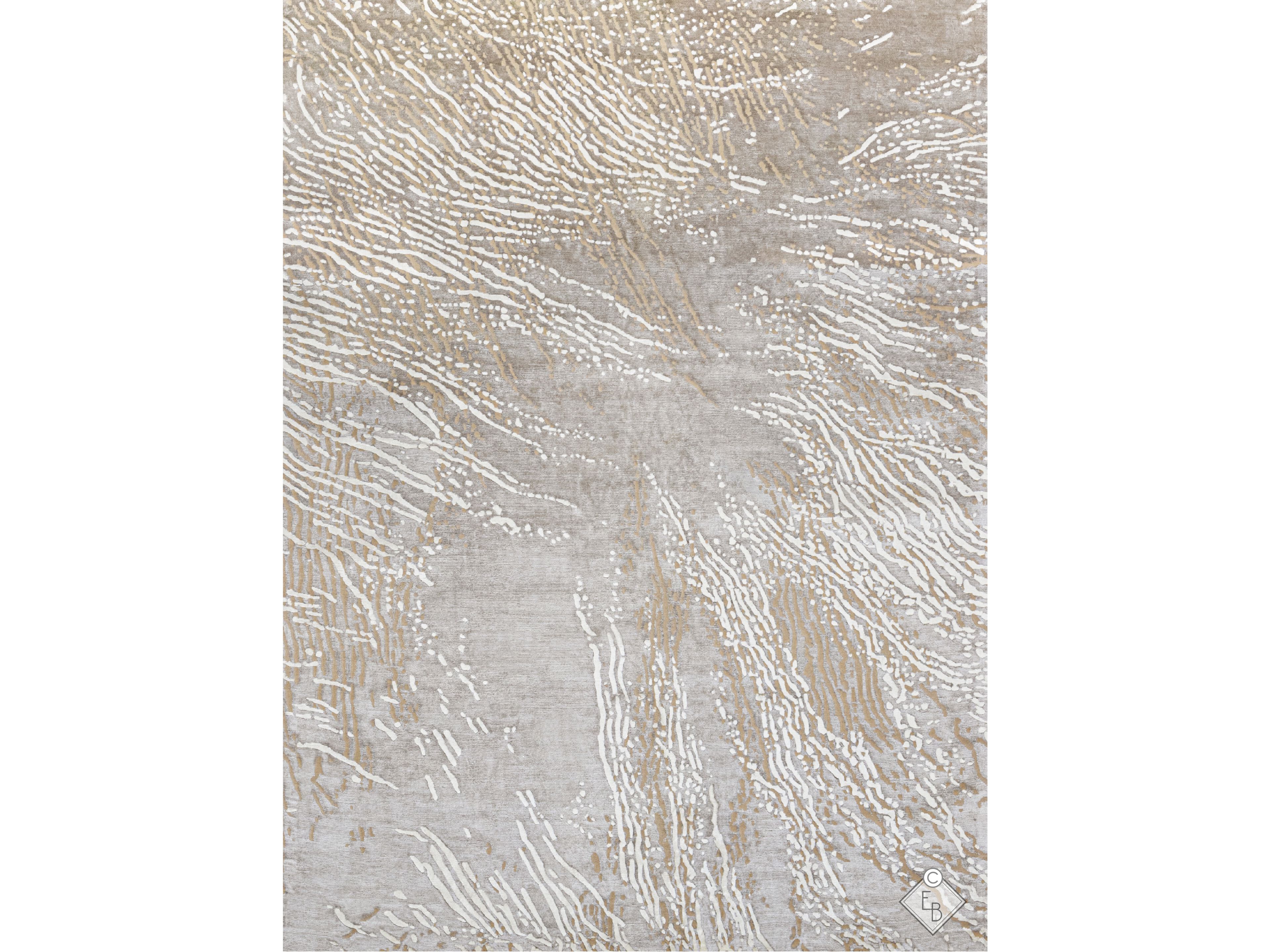 GOKYO Rectangular silk and wool rug By Edition Bougainville