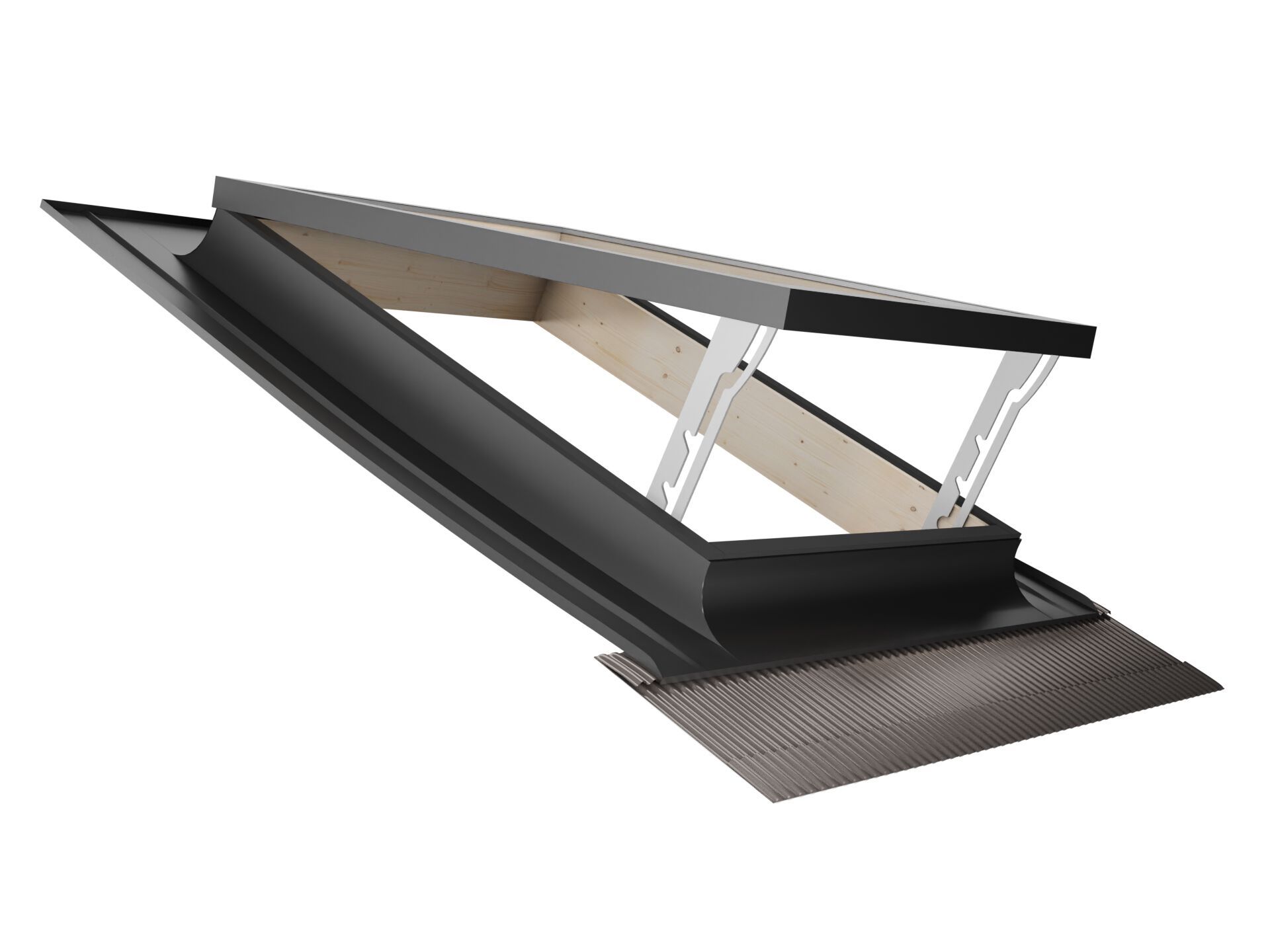 Finestra da tetto a vasistas in alluminio BEST VASISTAS - Emica ...