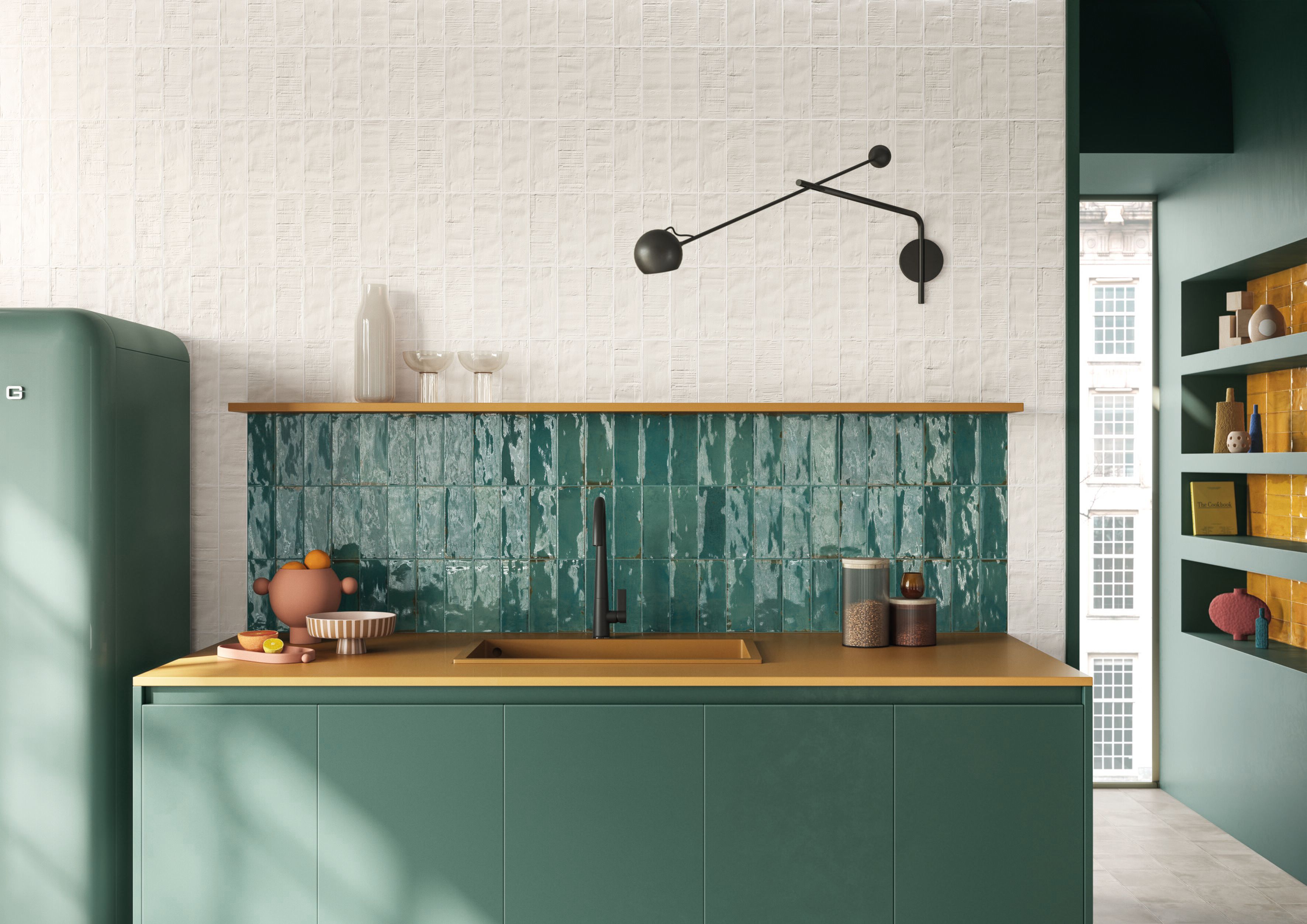 FORME BIANCO ASSOLUTO Porcelain stoneware wall tiles with terracotta ...