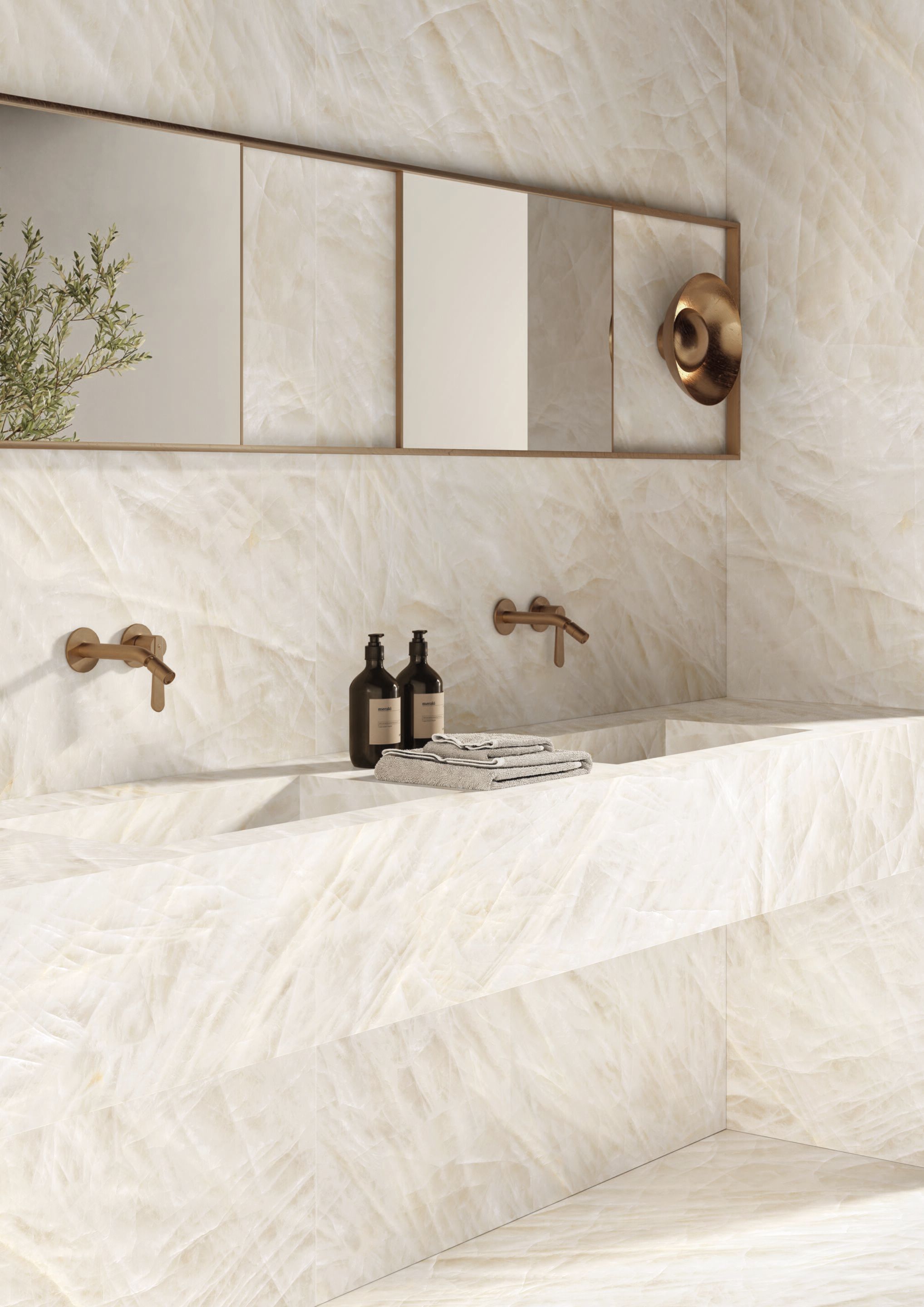 TELE DI MARMO CRYSTAL VITRUM WHITE Pavimento By EmilCeramica