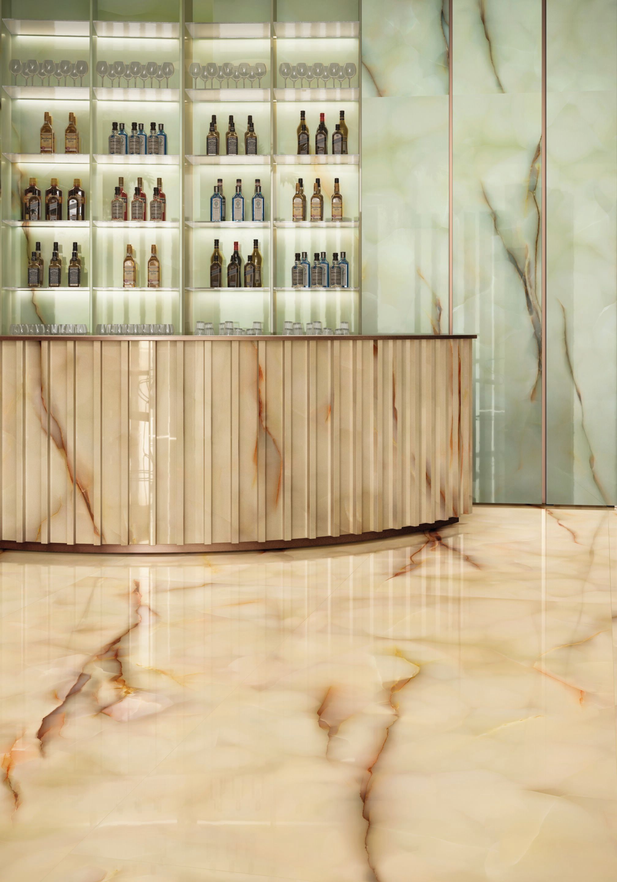 TELE DI MARMO PURE ONYX GIADA Flooring By EmilCeramica