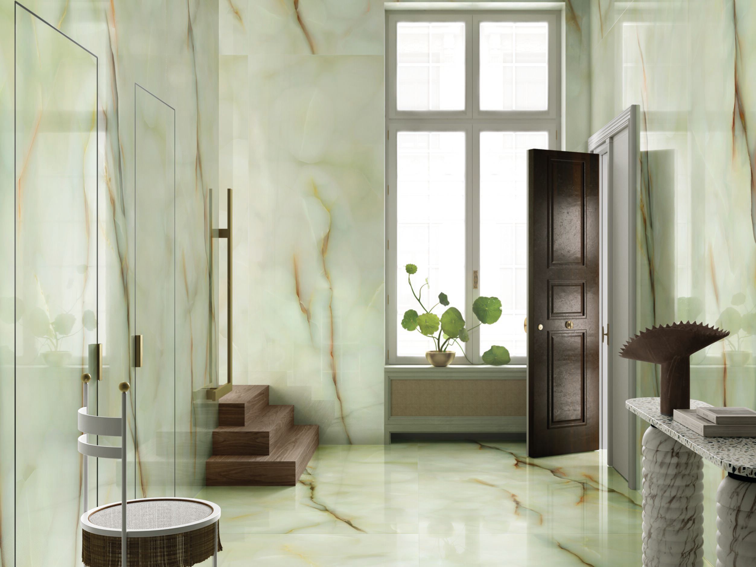 TELE DI MARMO PURE ONYX GIADA Flooring By EmilCeramica