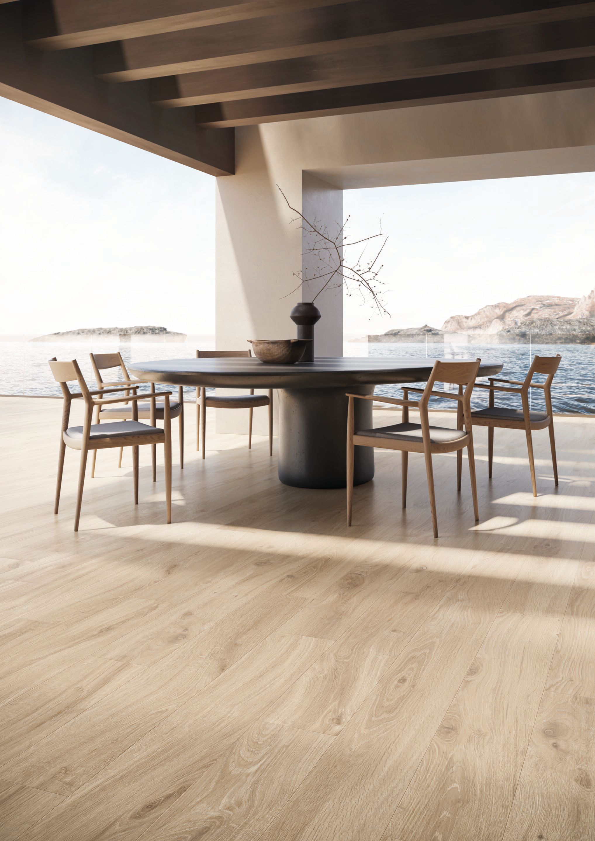 I-WOOD ROVERE PALLIDO Porcelain stoneware wall/floor tiles with wood ...