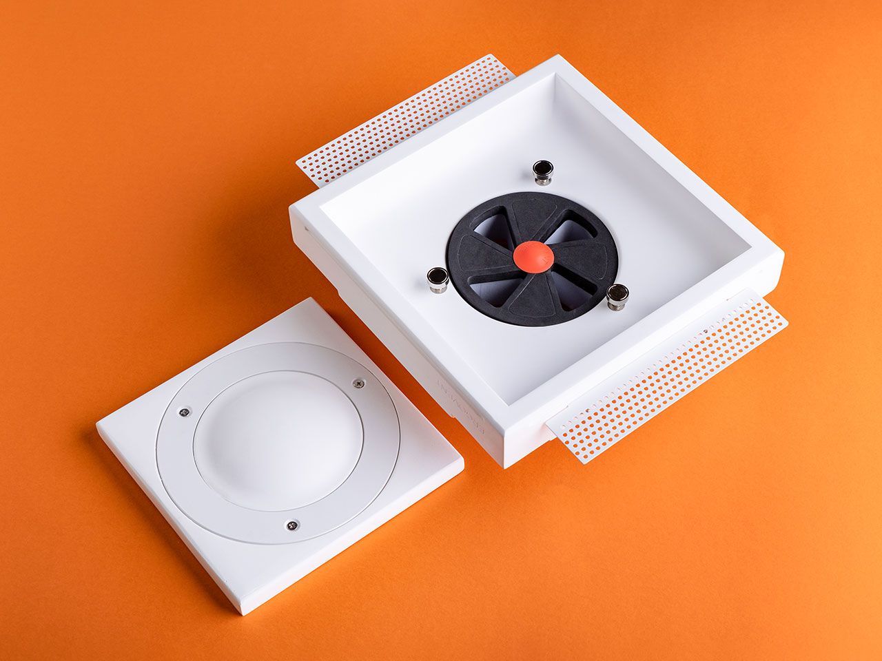 KVADRO 100-125 Outlet and diffuser for channelled system By Ergovent