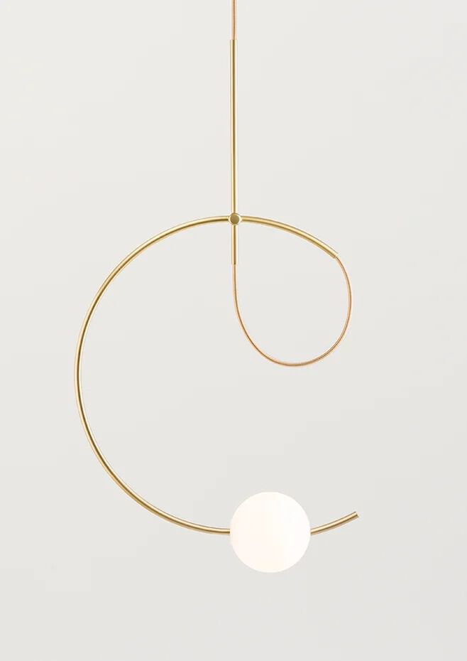 LOOP LED glass pendant lamp By Estiluz