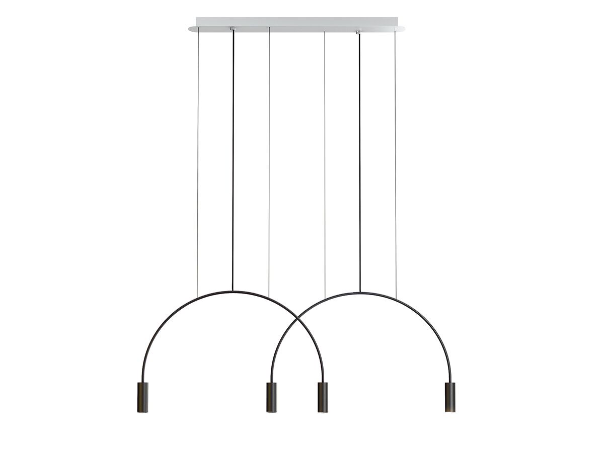 VOLTA LED aluminium chandelier By Estiluz