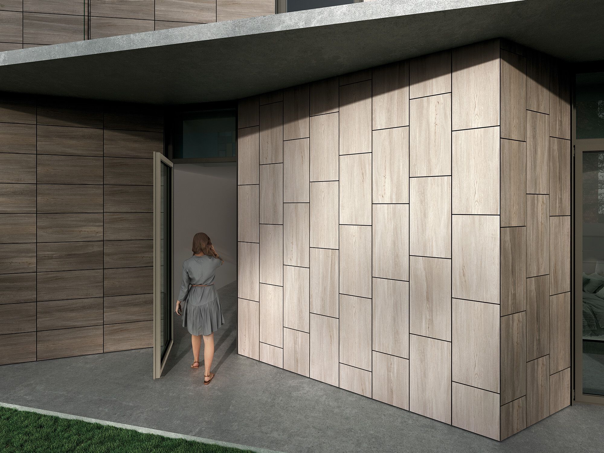 EXA-TECH FVH IR Ceramic Ventilated facade By Exagres