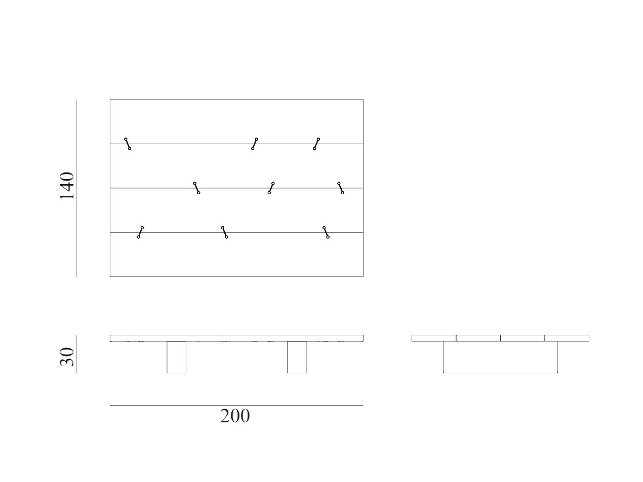 10TH JOINT Coffee table By Exteta