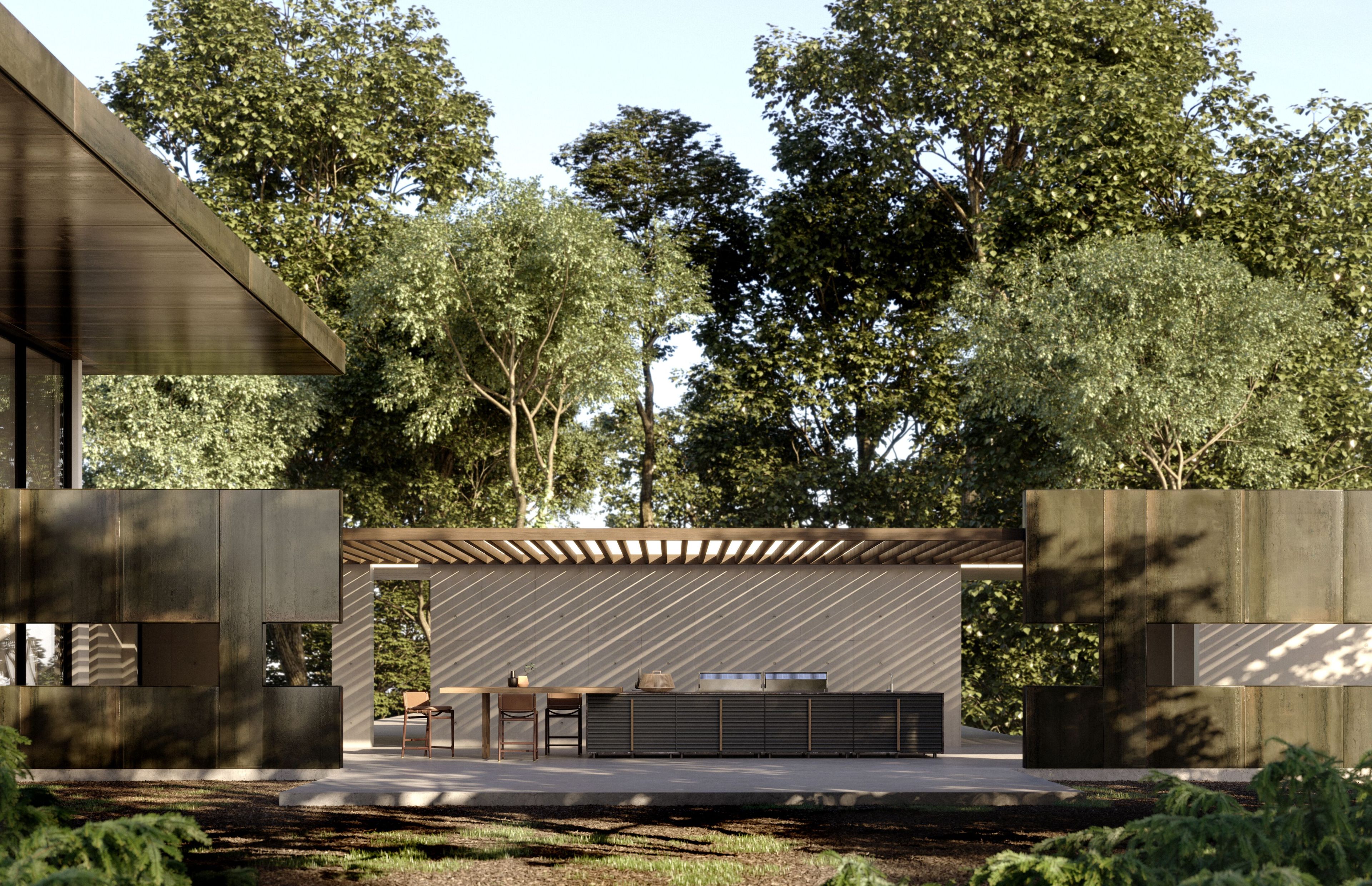 AMALFI KITCHEN Outdoor kitchen By Exteta