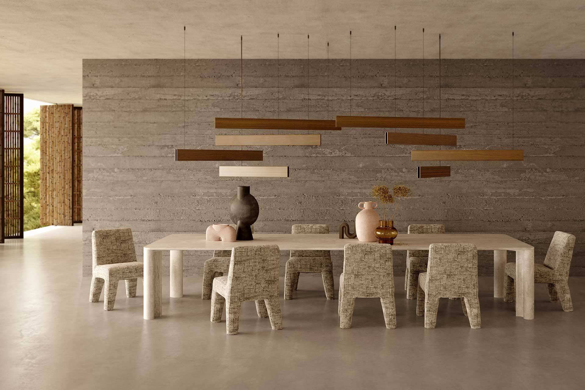 STECCA Outdoor pendant lamp By Exteta