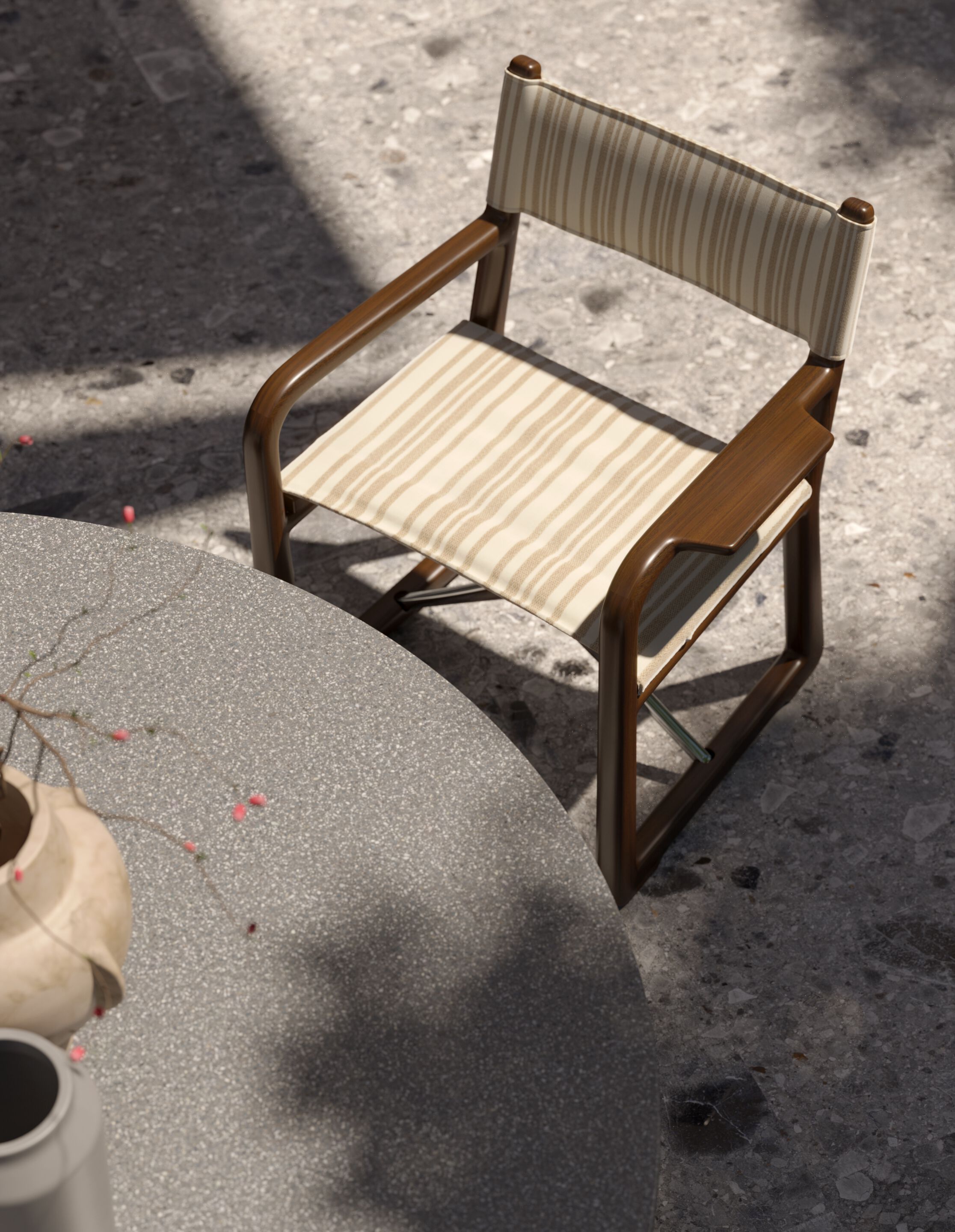 ETNA Round marble table By Exteta