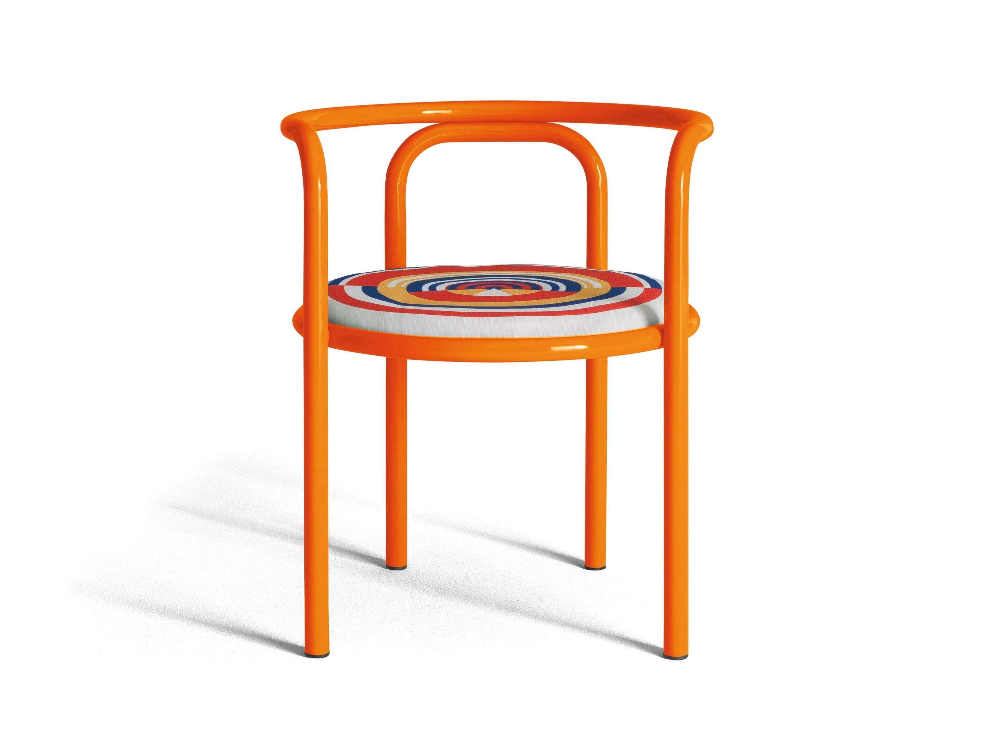 LOCUS SOLUS Powder coated steel garden chair By Exteta