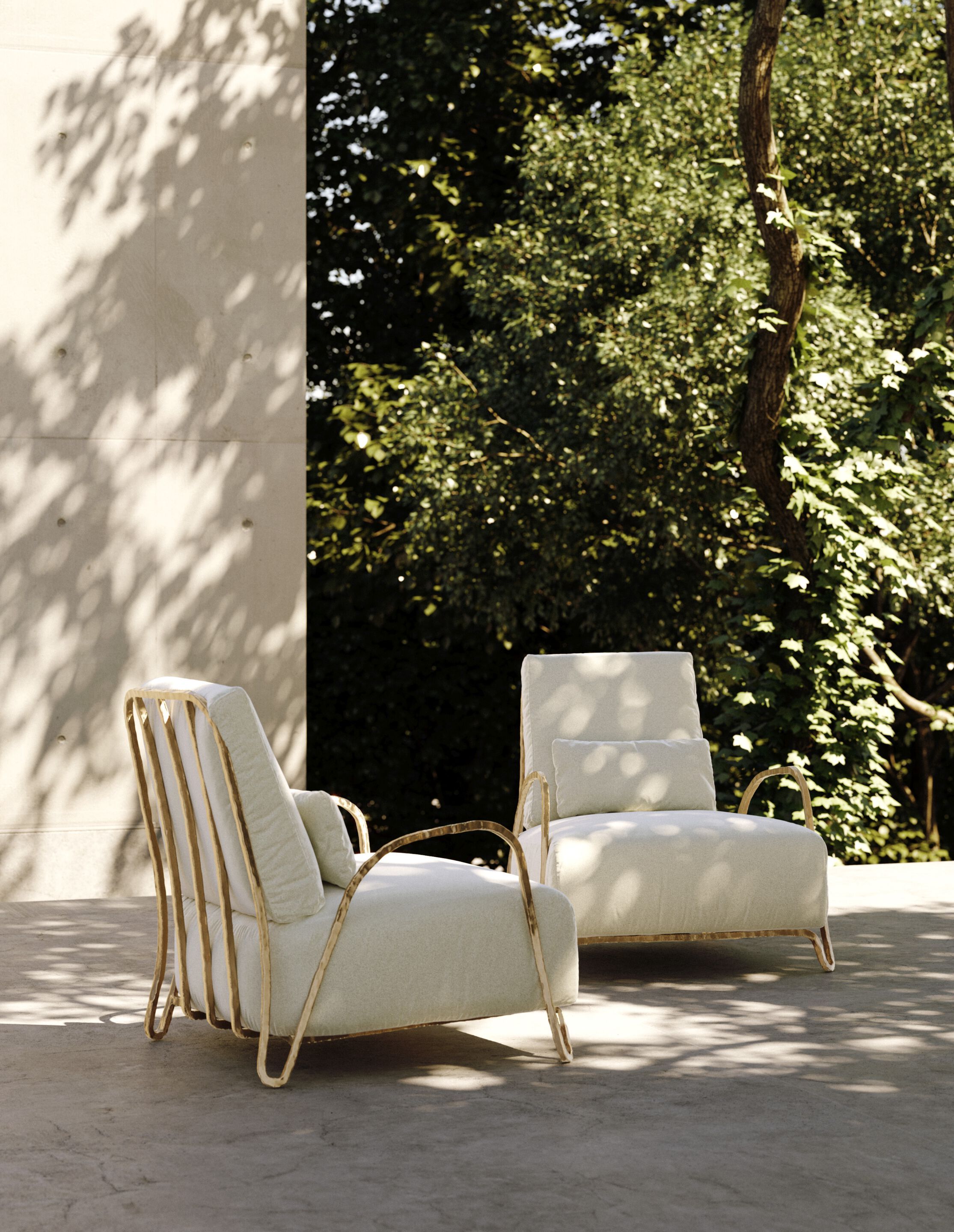 MOONLIGHT HIGH Garden armchair By Exteta
