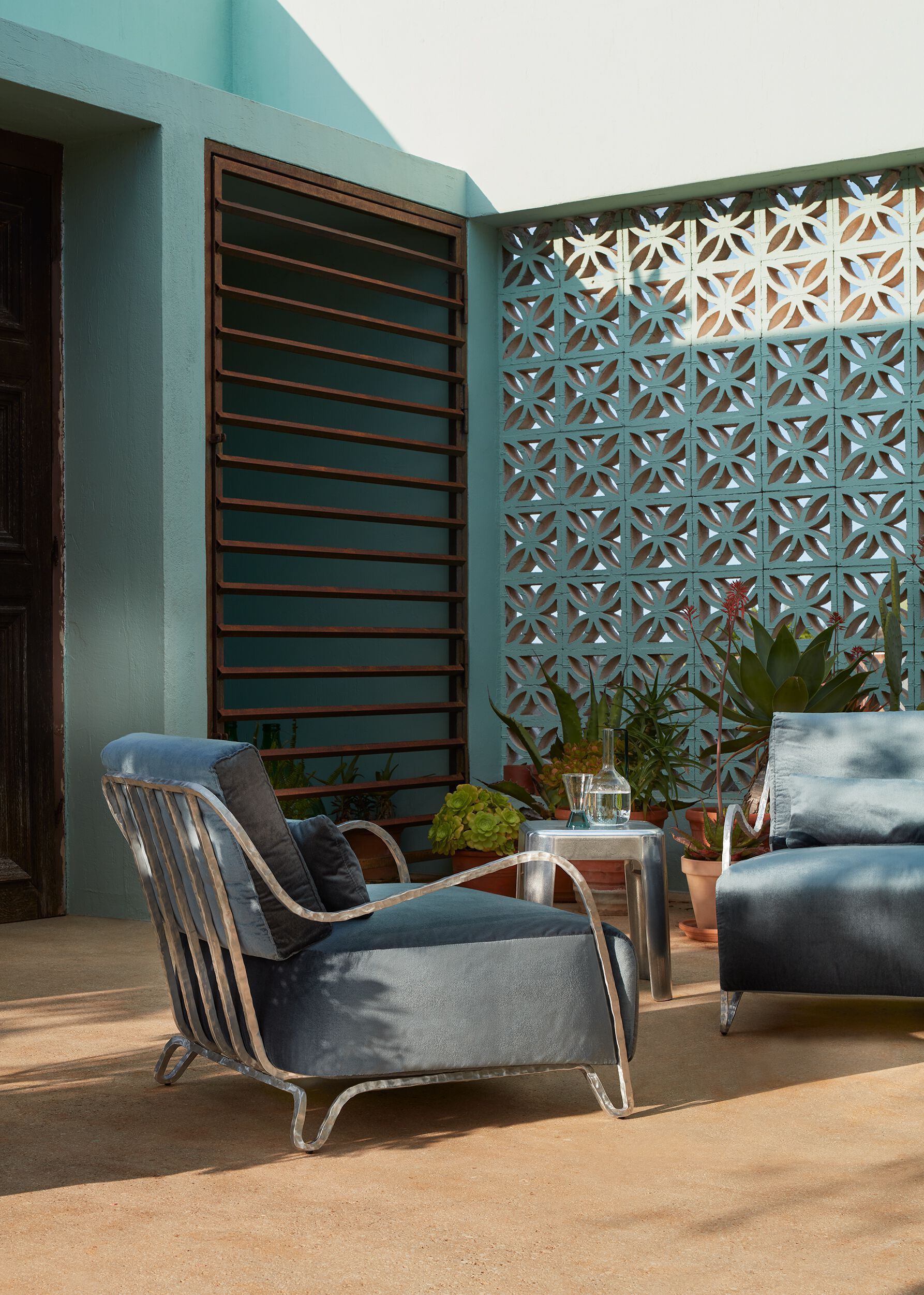 MOONLIGHT LOW Garden armchair By Exteta