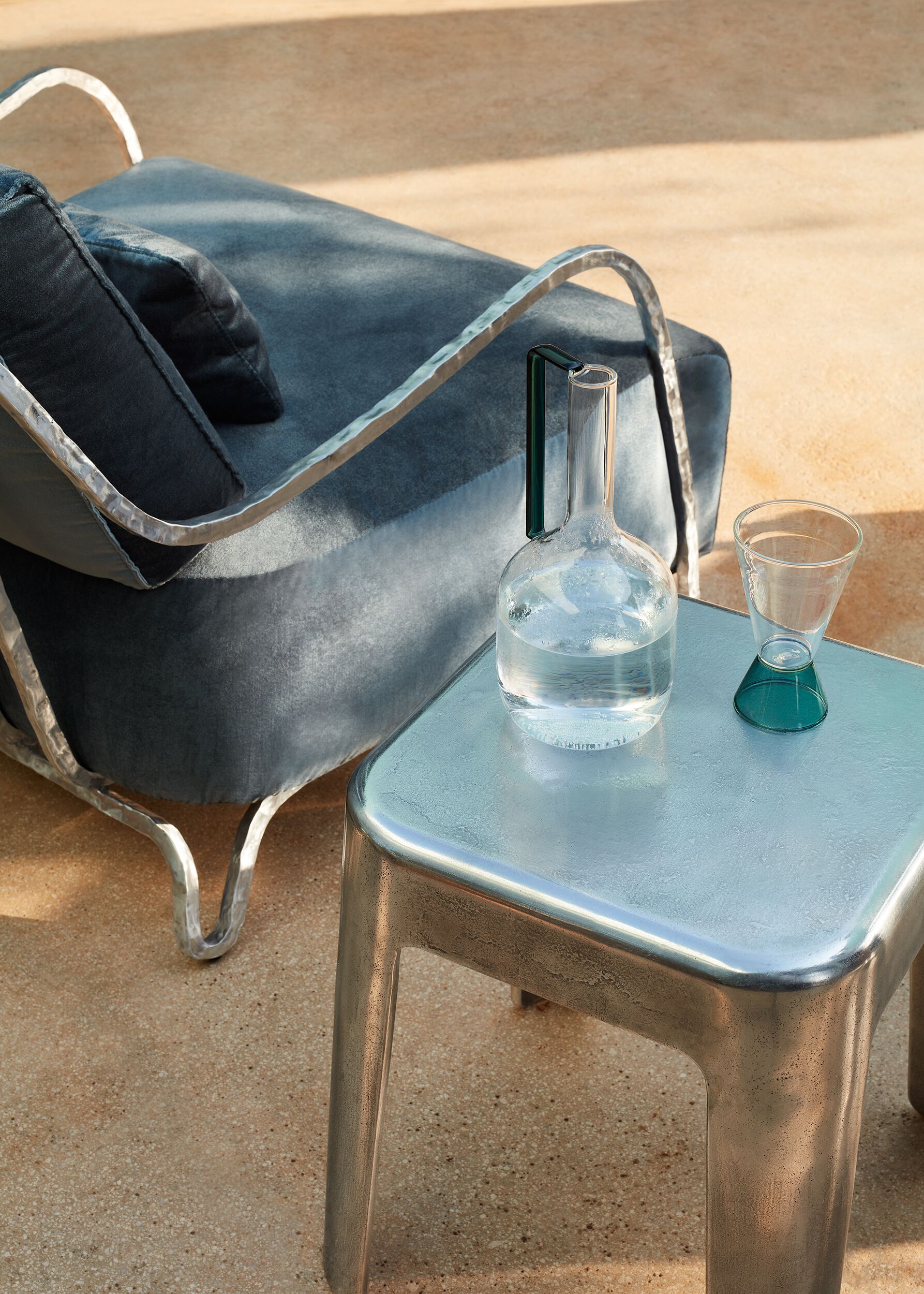 MOONLIGHT LOW Garden armchair By Exteta