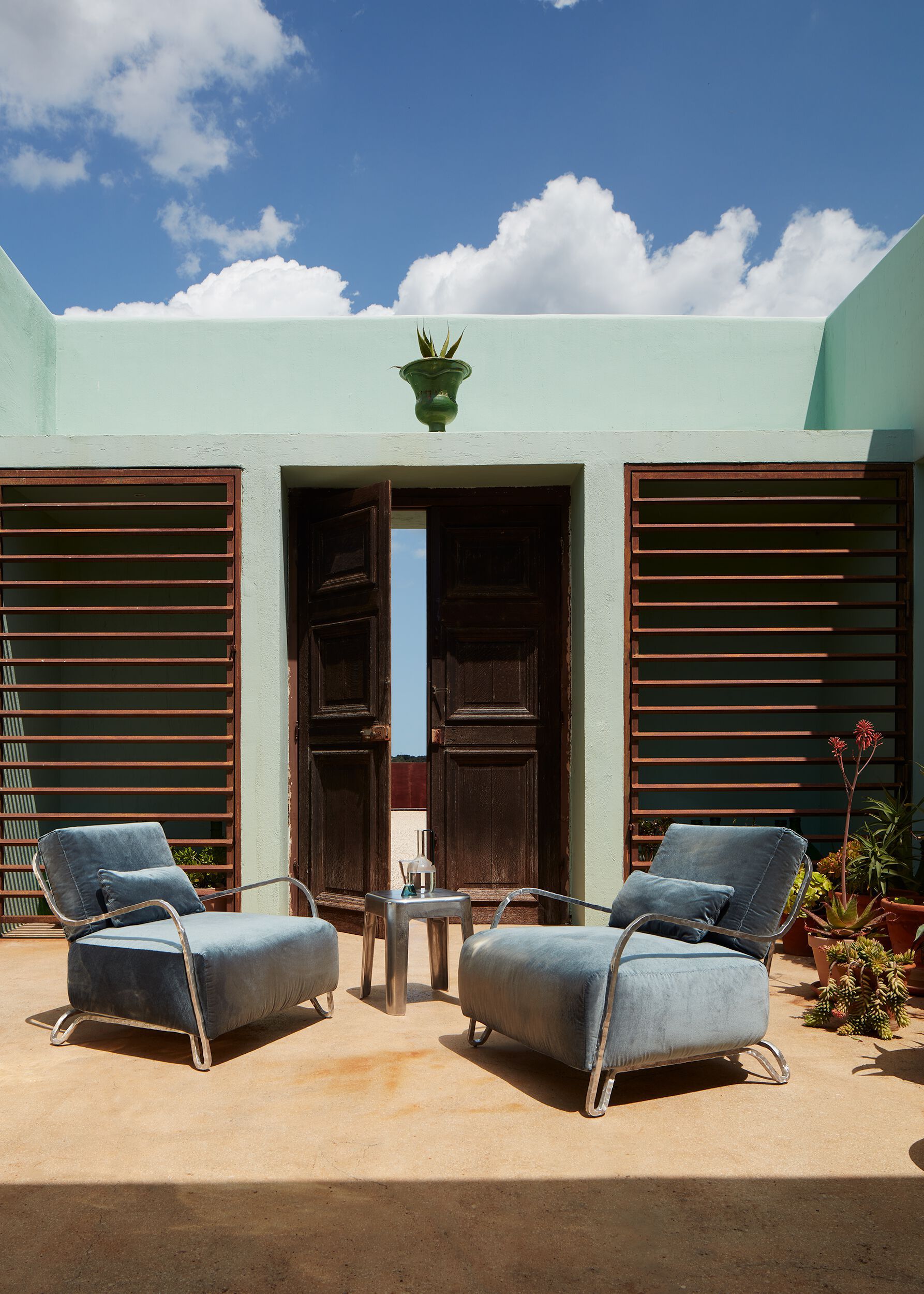 MOONLIGHT LOW Garden armchair By Exteta