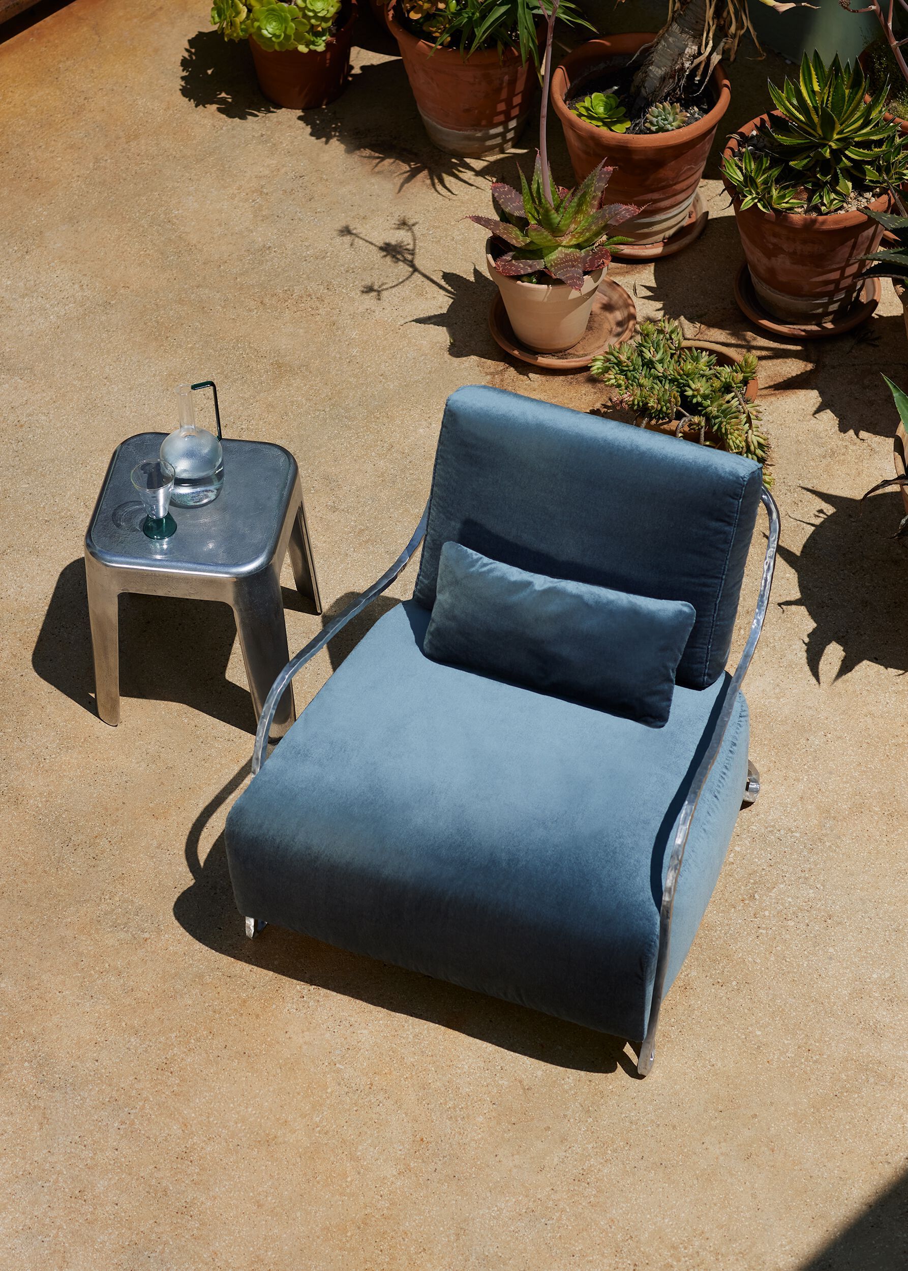 MOONLIGHT LOW Garden armchair By Exteta