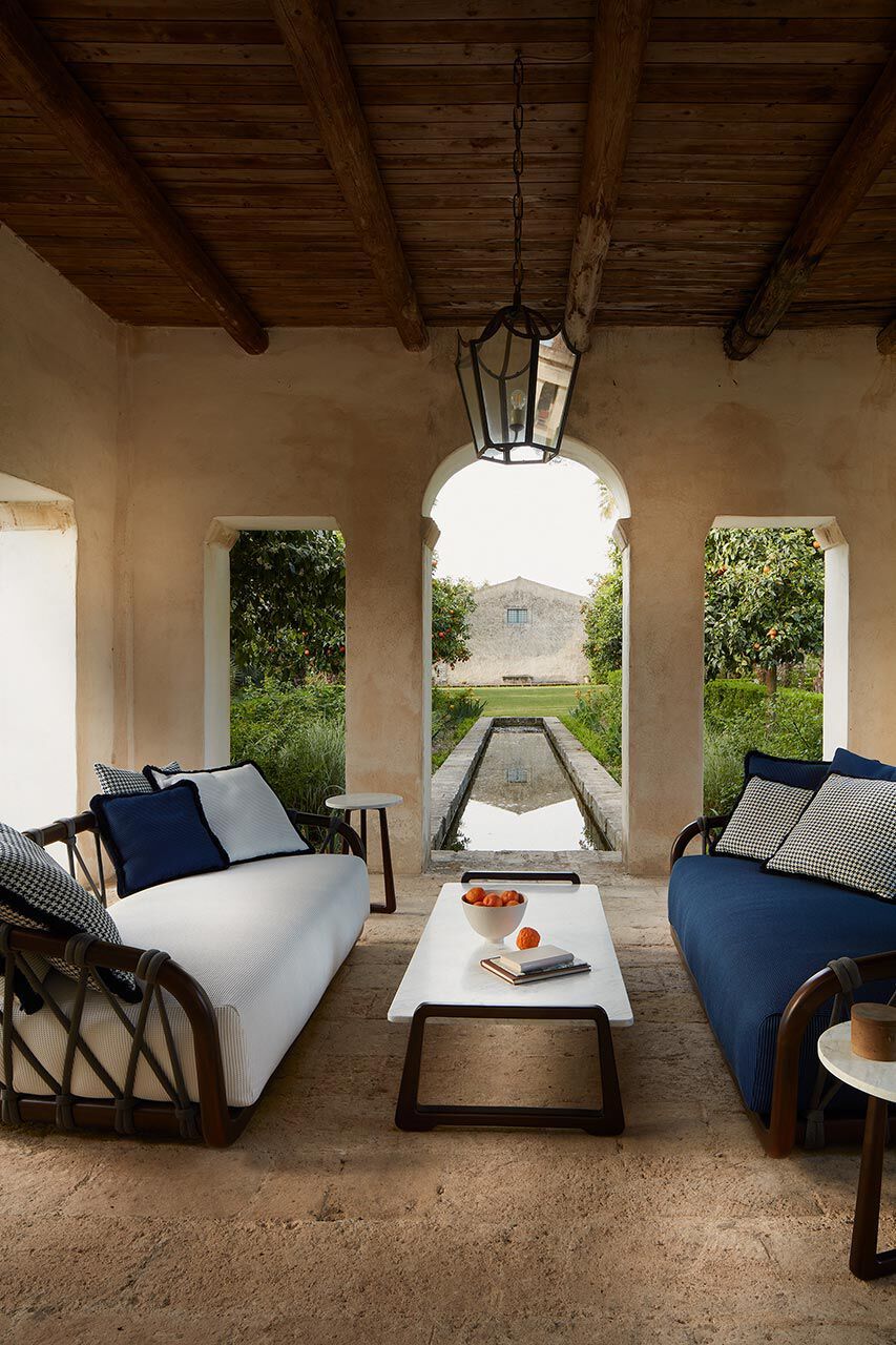 SUNSET BASKET Garden sofa By Exteta