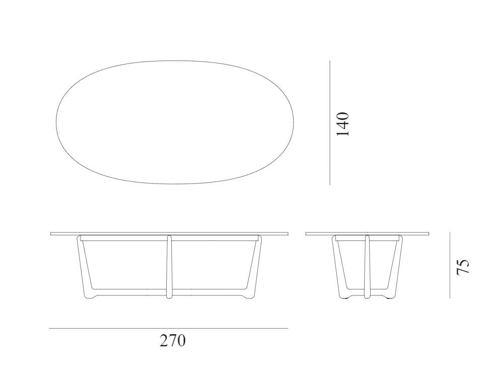SUNSET Table By Exteta