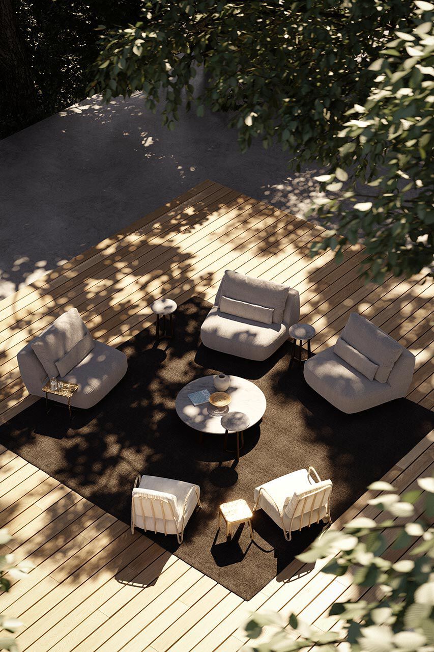 SUNSET Coffee table By Exteta