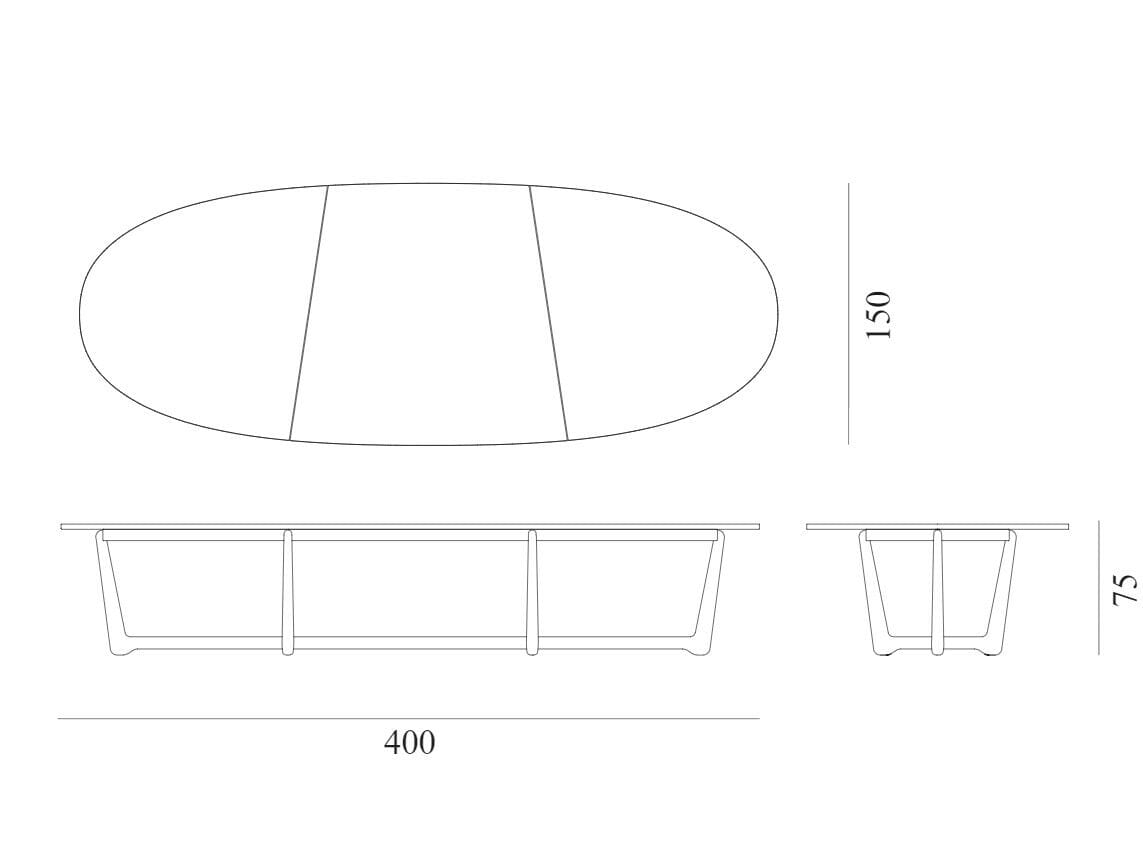 SUNSET Table By Exteta