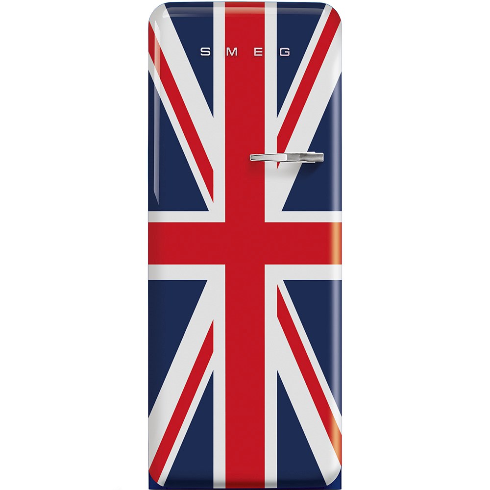 Freestanding single door refrigerator Class A+++ FAB28 UNION JACK By Smeg