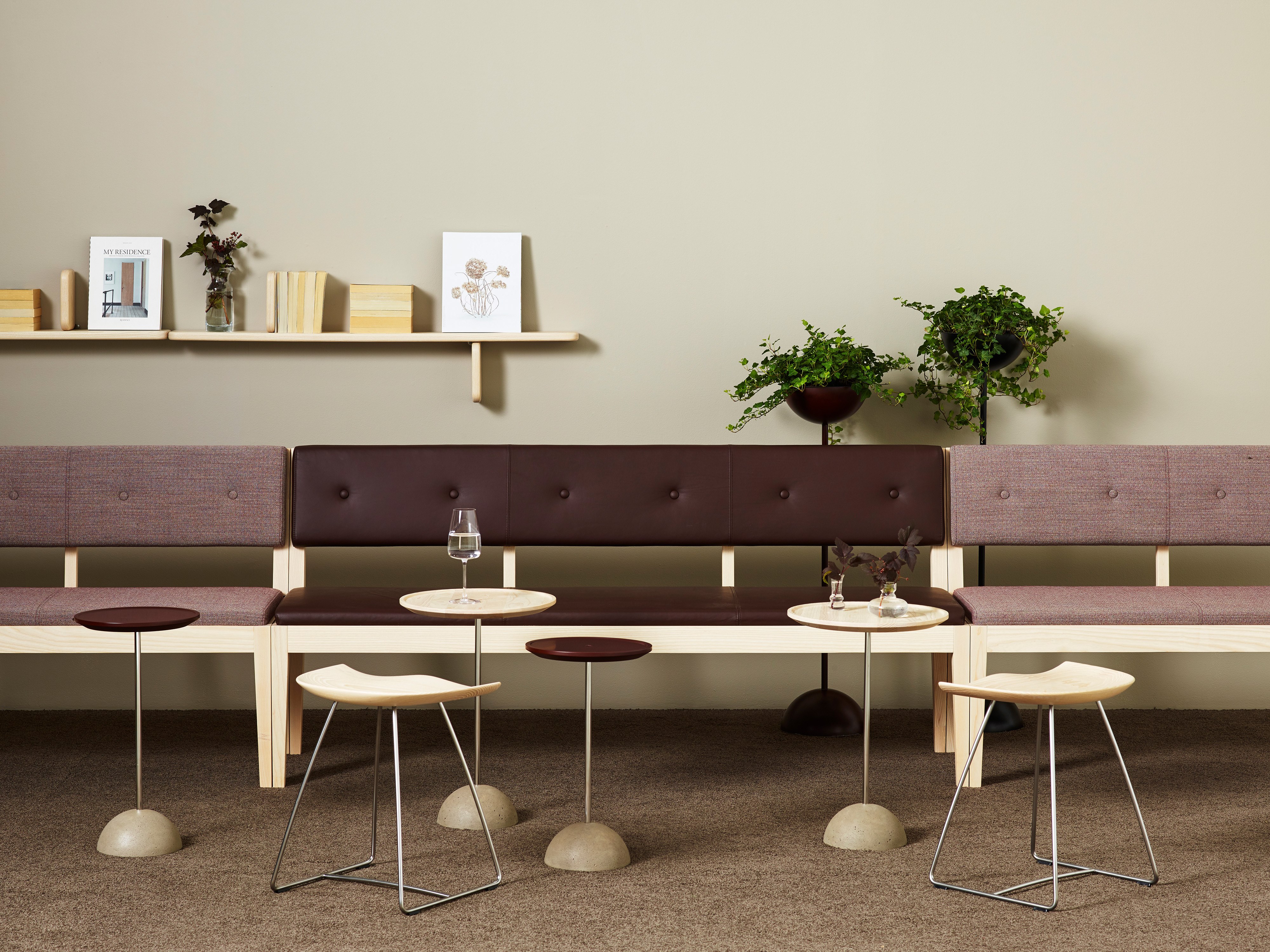 FACILE | Fabric bench seating Upholstered fabric bench seating By Karl ...